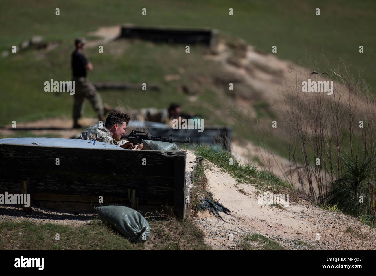 U.S. Army Ranger 1st Lt. Daniel Strickland assigned to the 25th ...