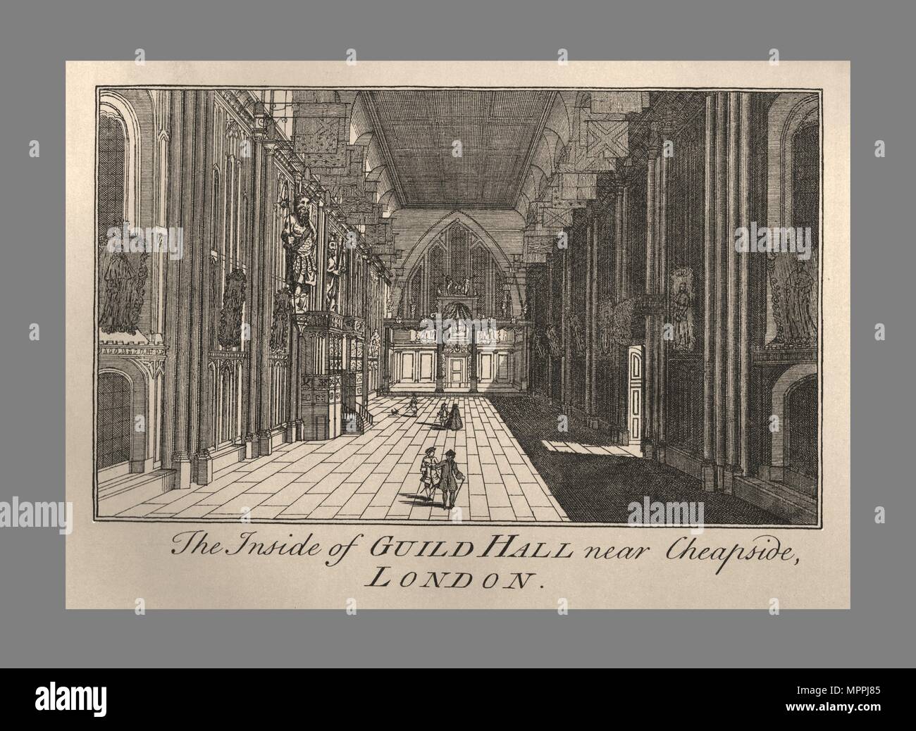 Guild Hall Interior, 1886. Artist: Unknown Stock Photo - Alamy