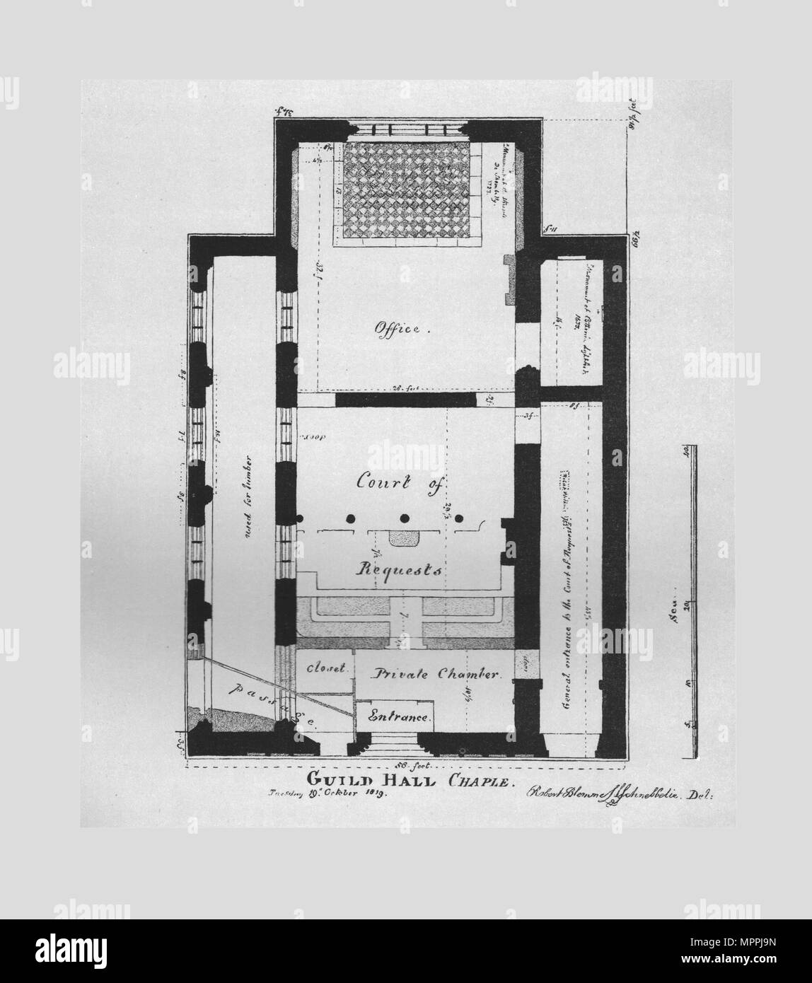 Town hall floor plan Black and White Stock Photos & Images - Alamy