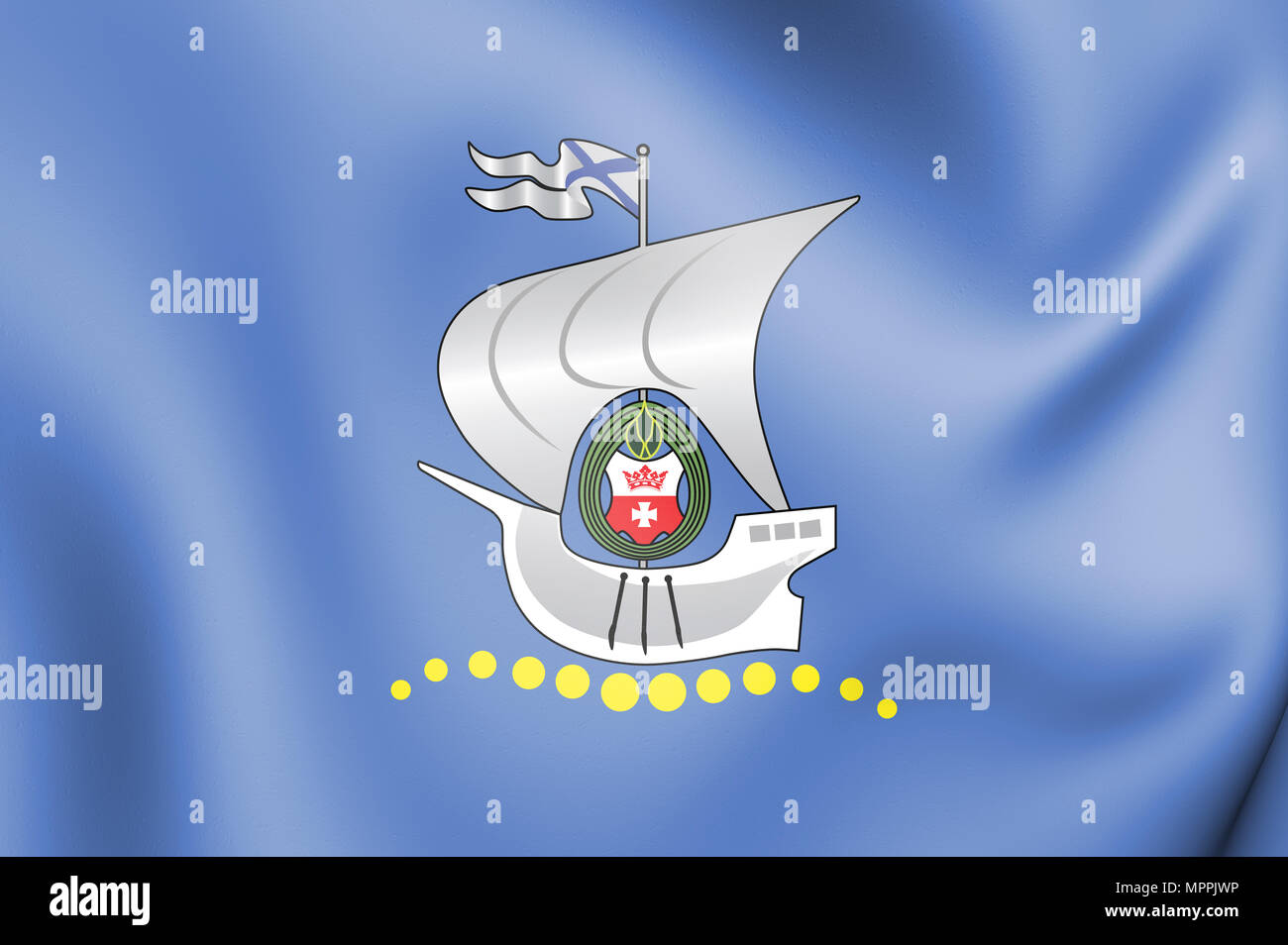 Kaliningrad oblast flag hi-res stock photography and images - Alamy