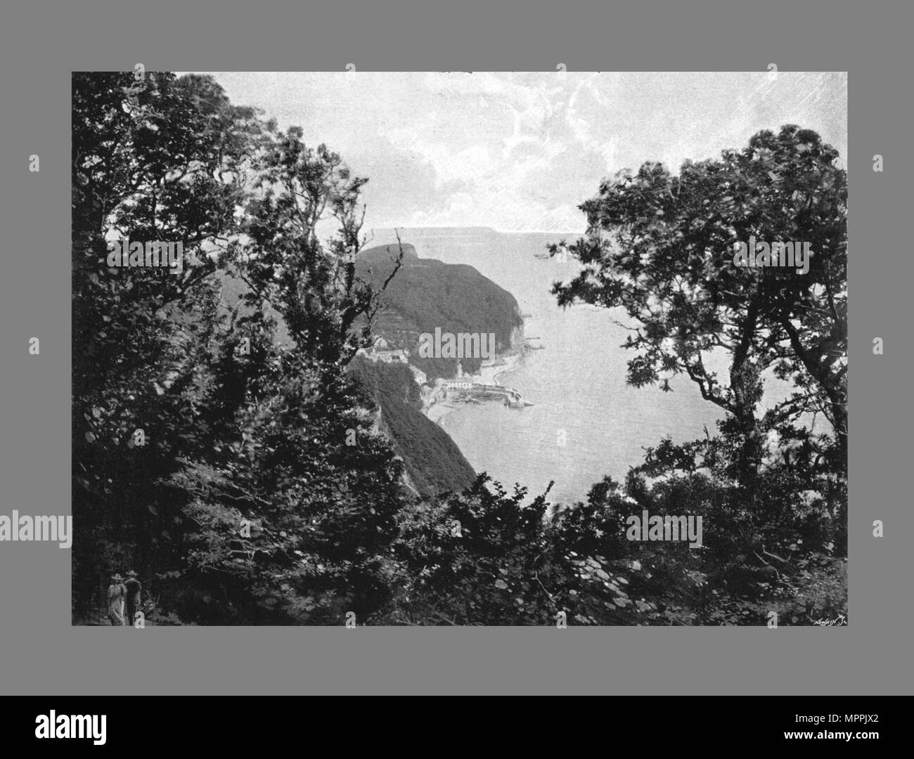 Clovelly, from The Hobby, c1900. Artist: ED Percival Stock Photo - Alamy