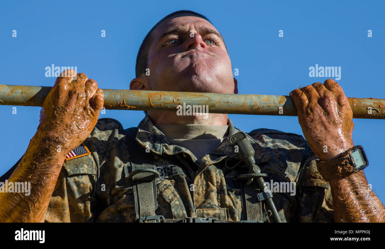 U.S. Army Ranger Spc. Michael Dobre, from U.S. Army Alaska, performs ...