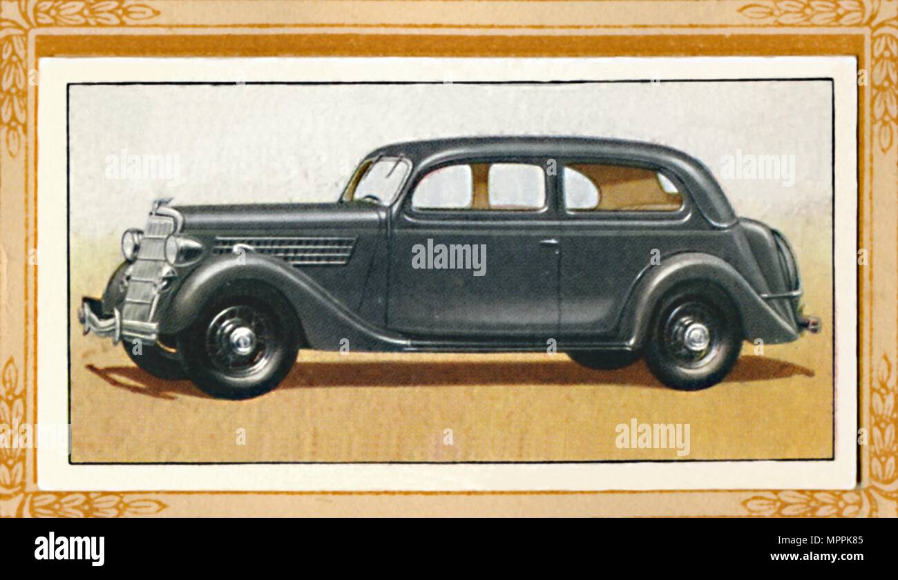 Ford V-Eight 22 Touring Saloon', c1936. Artist: Unknown Stock Photo - Alamy