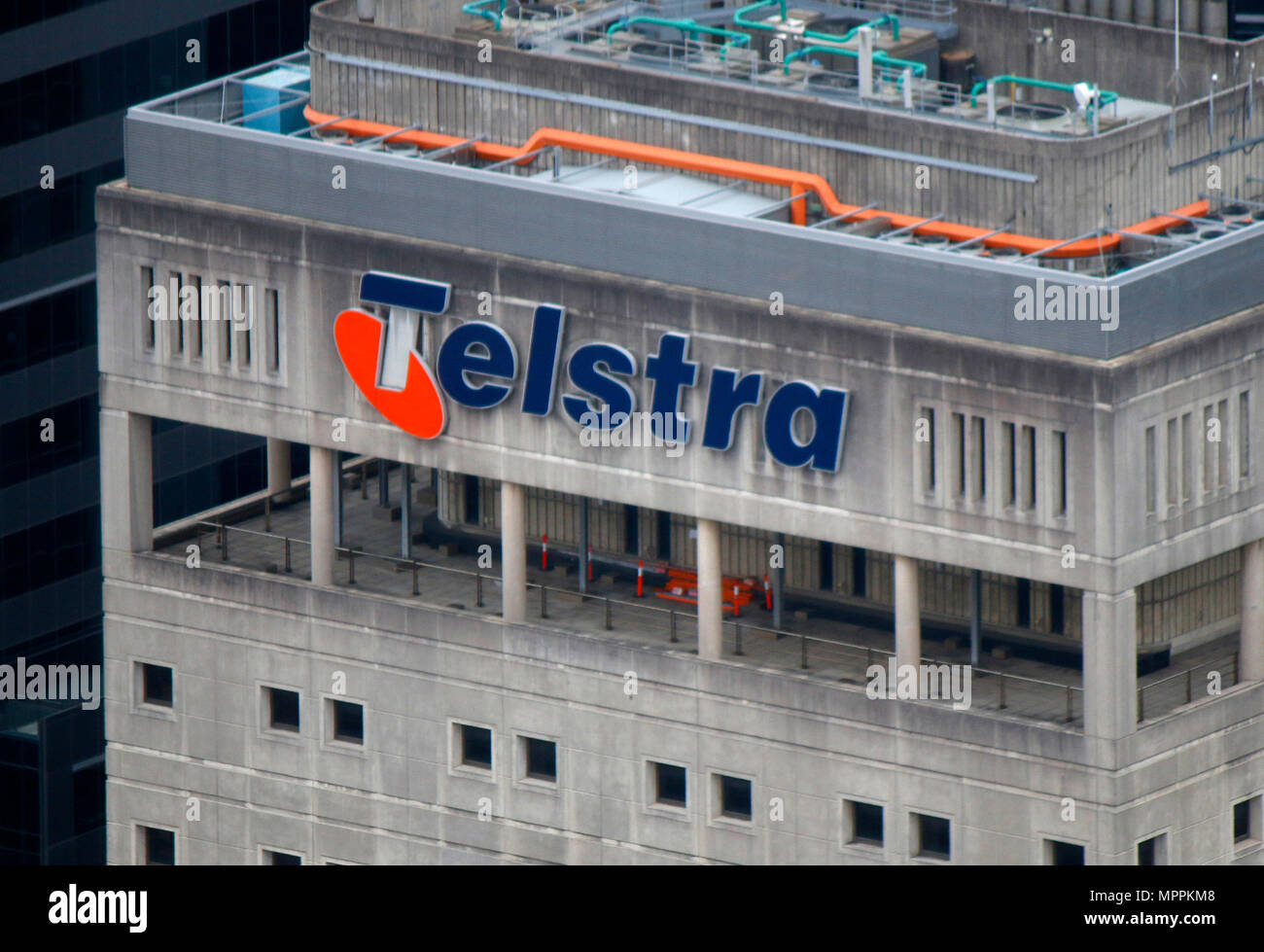 das Logo der Marke "Telstra", Sydney, Australia Stock Photo - Alamy