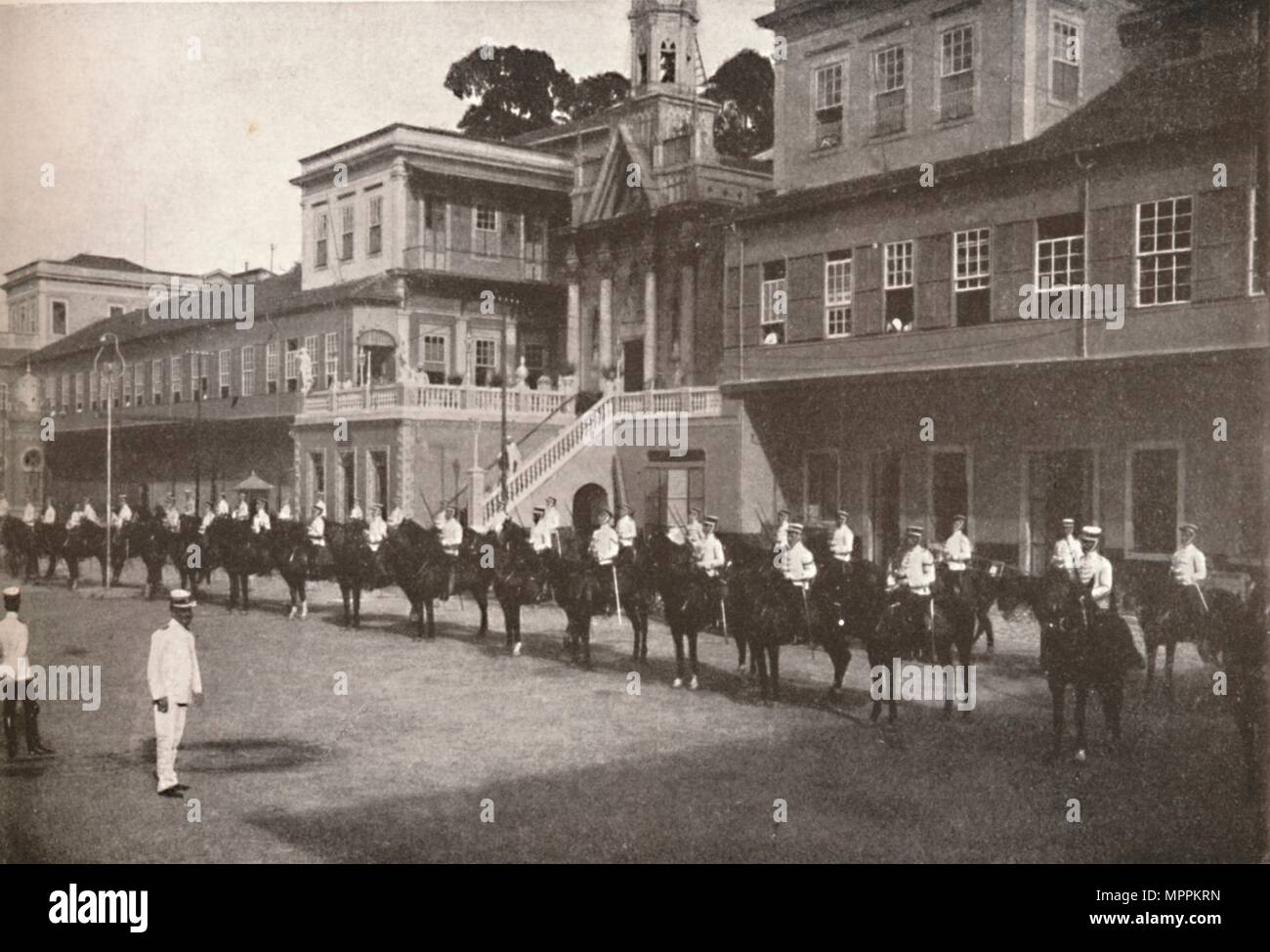 'At the Military Police Head-quarters', 1914. Artist: Unknown Stock ...