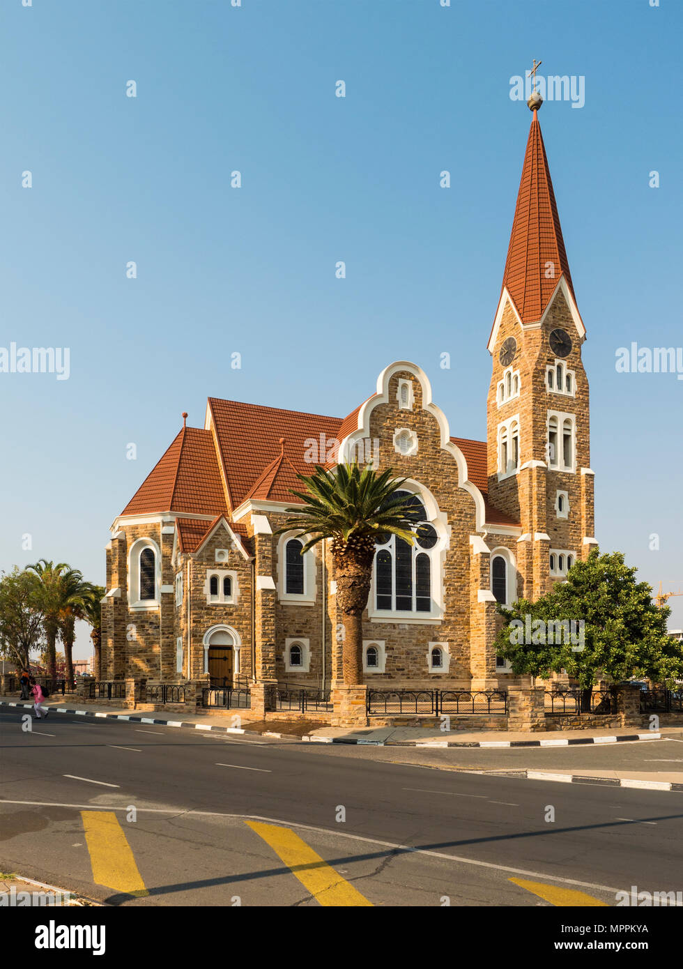Africa, Namibia, Windhoek, Christ Church Stock Photo - Alamy