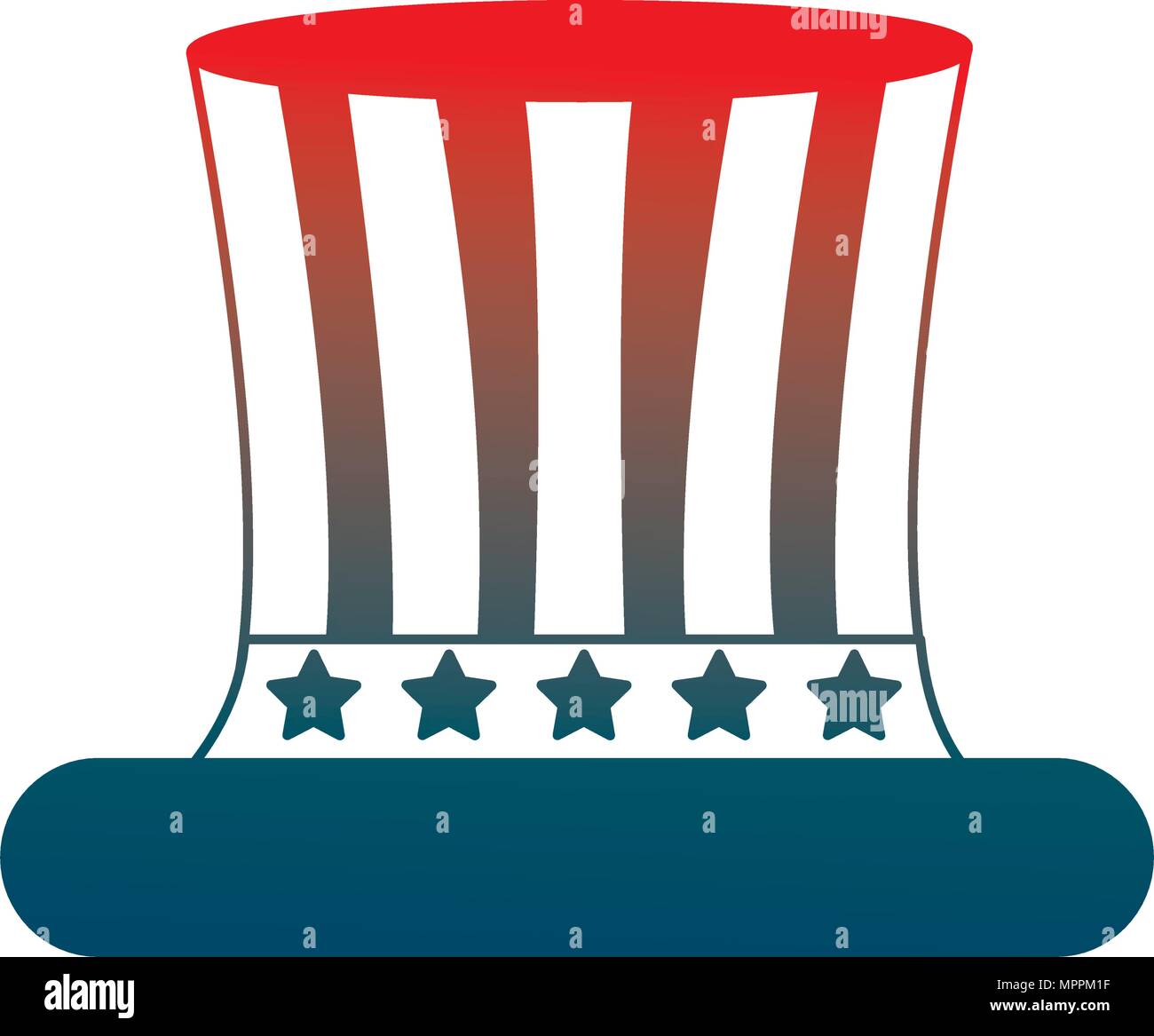 united states of america hat vector illustration design Stock Vector ...