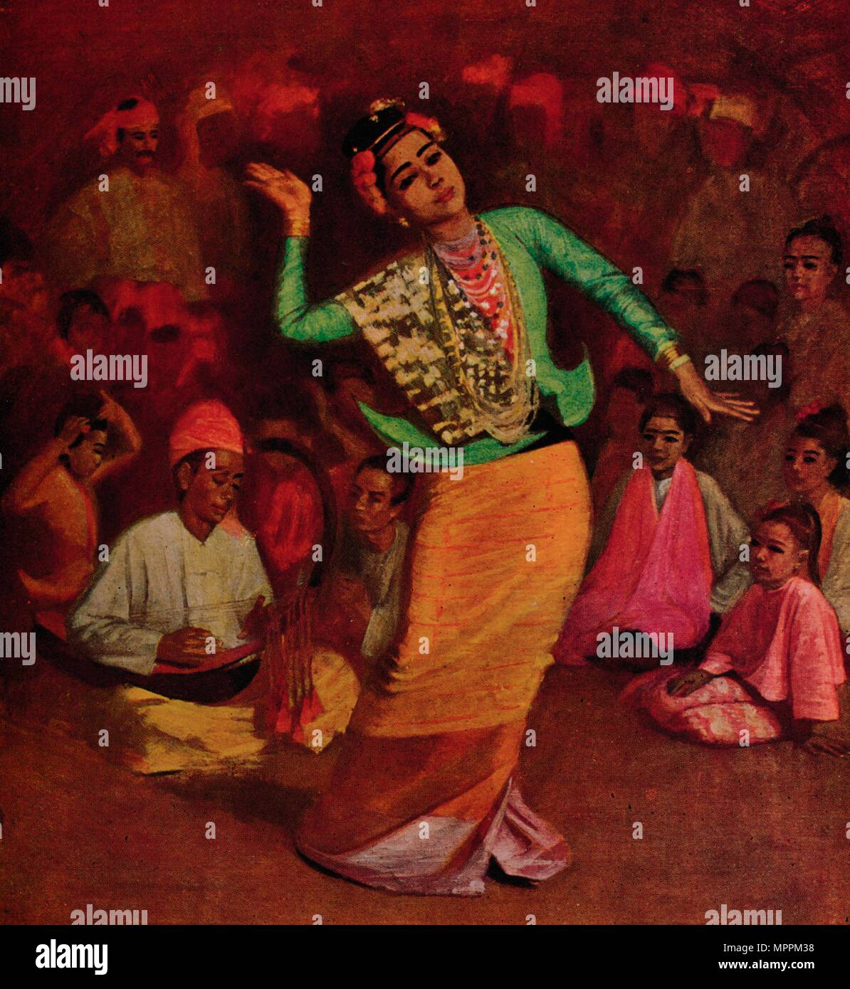 Traditional dance performance burmese dancing hi-res stock photography ...