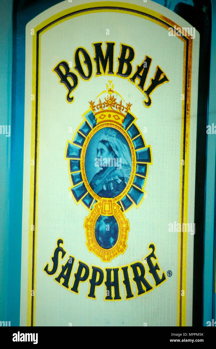 das Logo der Marke "Bombay Sapphire", Sydney, Australia Stock Photo - Alamy