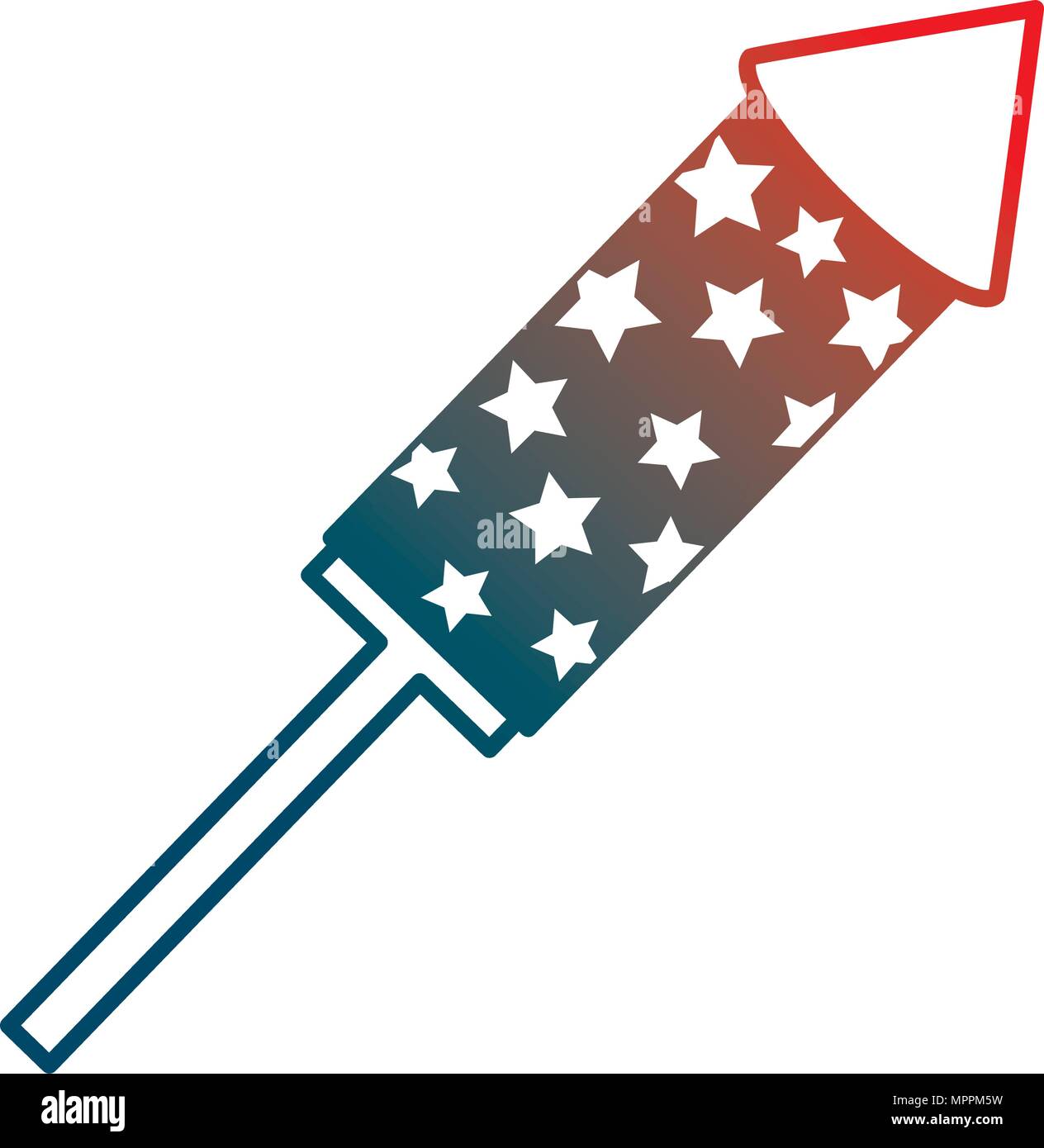 fireworks rocket celebration icon vector illustration design Stock ...