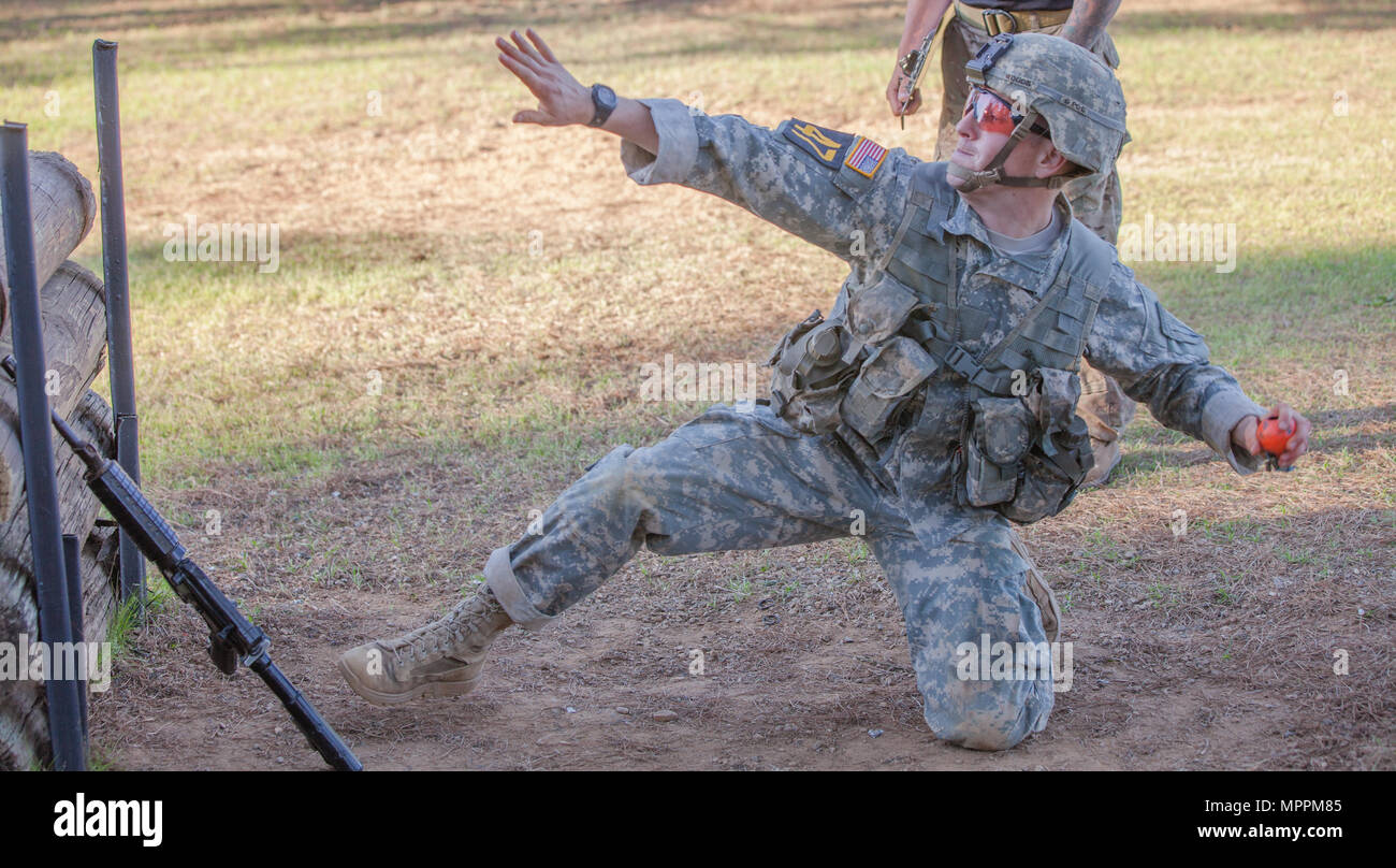 U.S. Army Ranger Capt. Steven Woods, assigned to the Airborne and ...