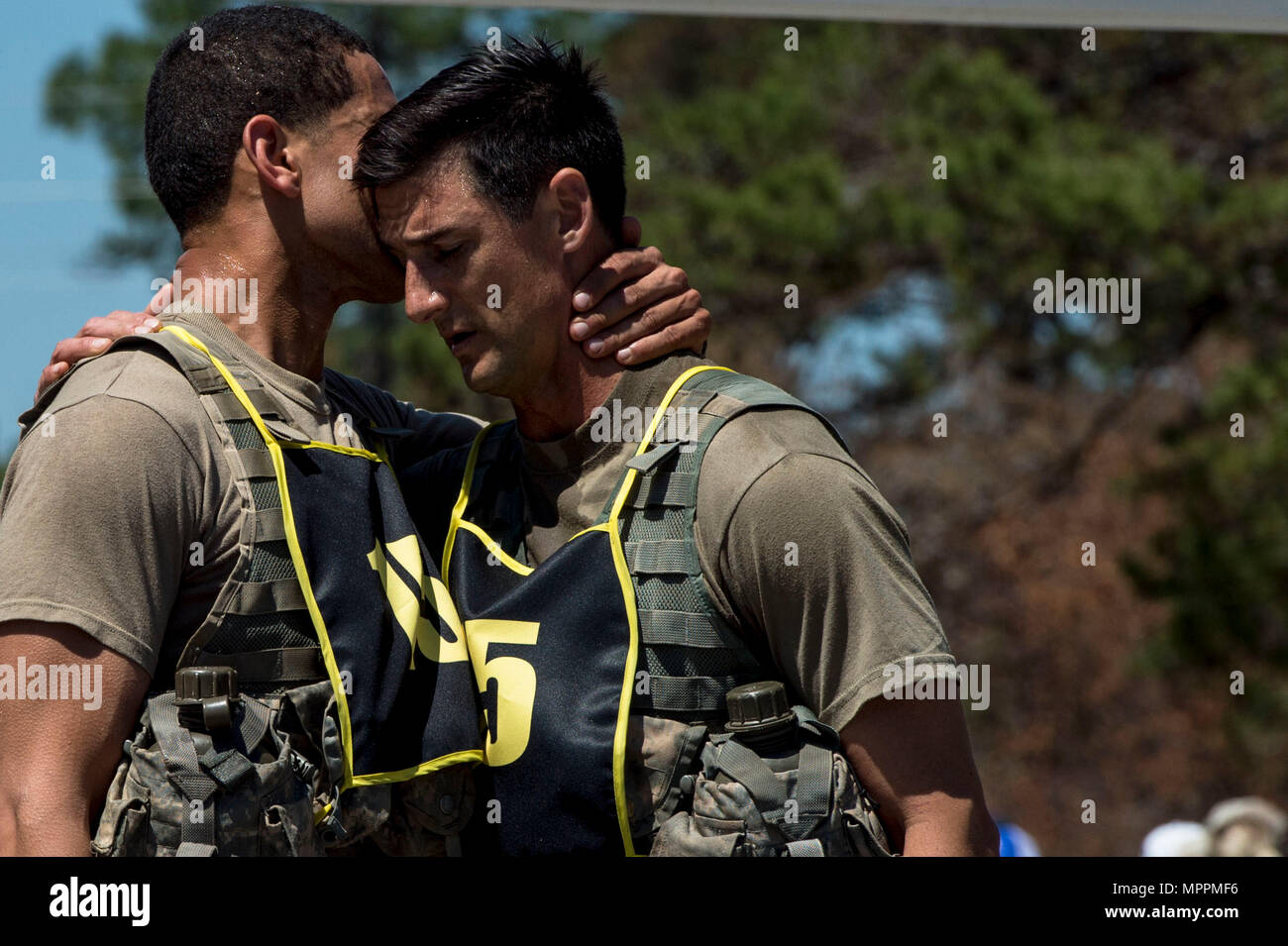 U.S. Army Master Sgt. Chad Stackpole and Staff Sgt. Carlos Stackpole ...