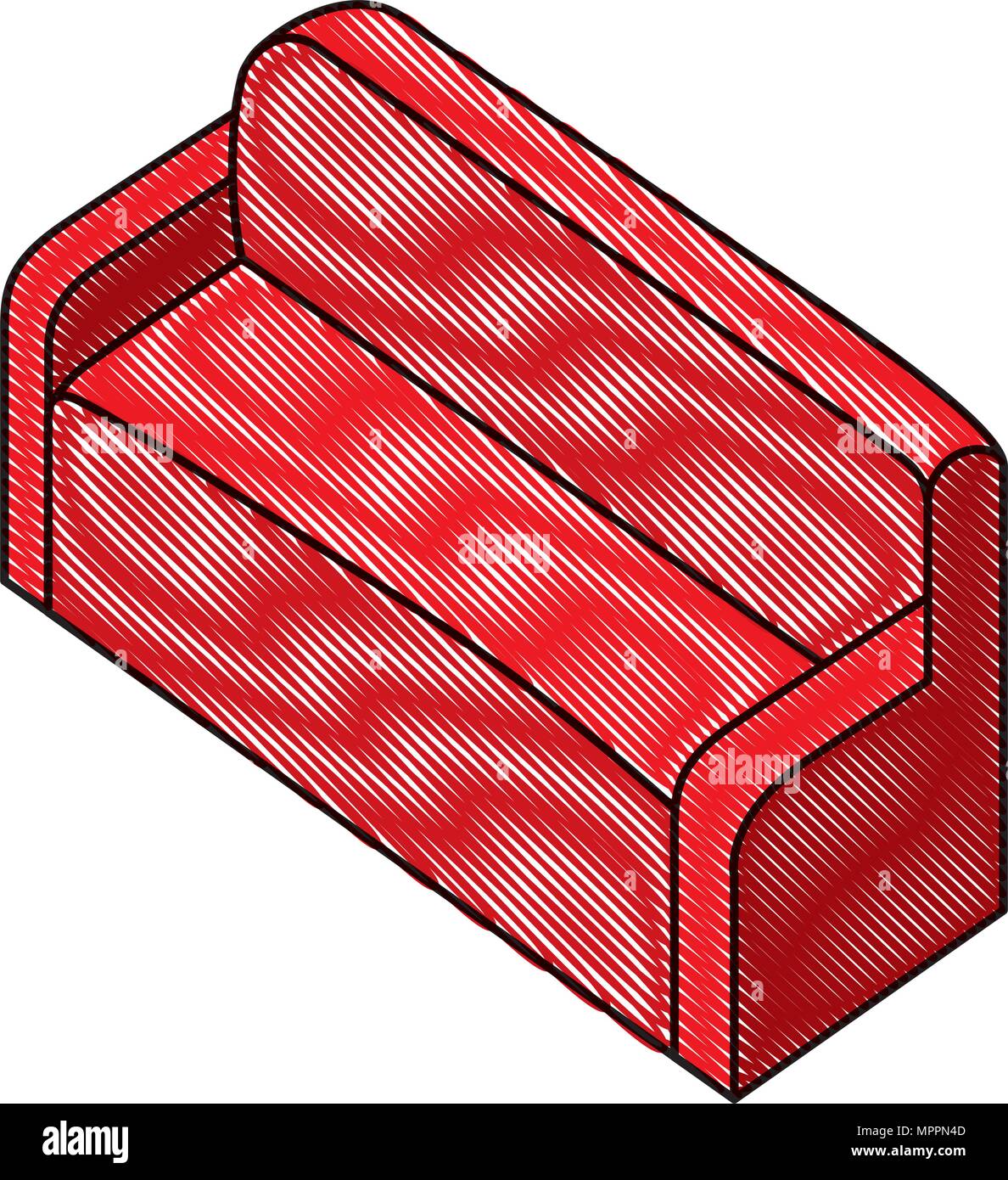 Isometric living room lounge Stock Vector Images - Alamy
