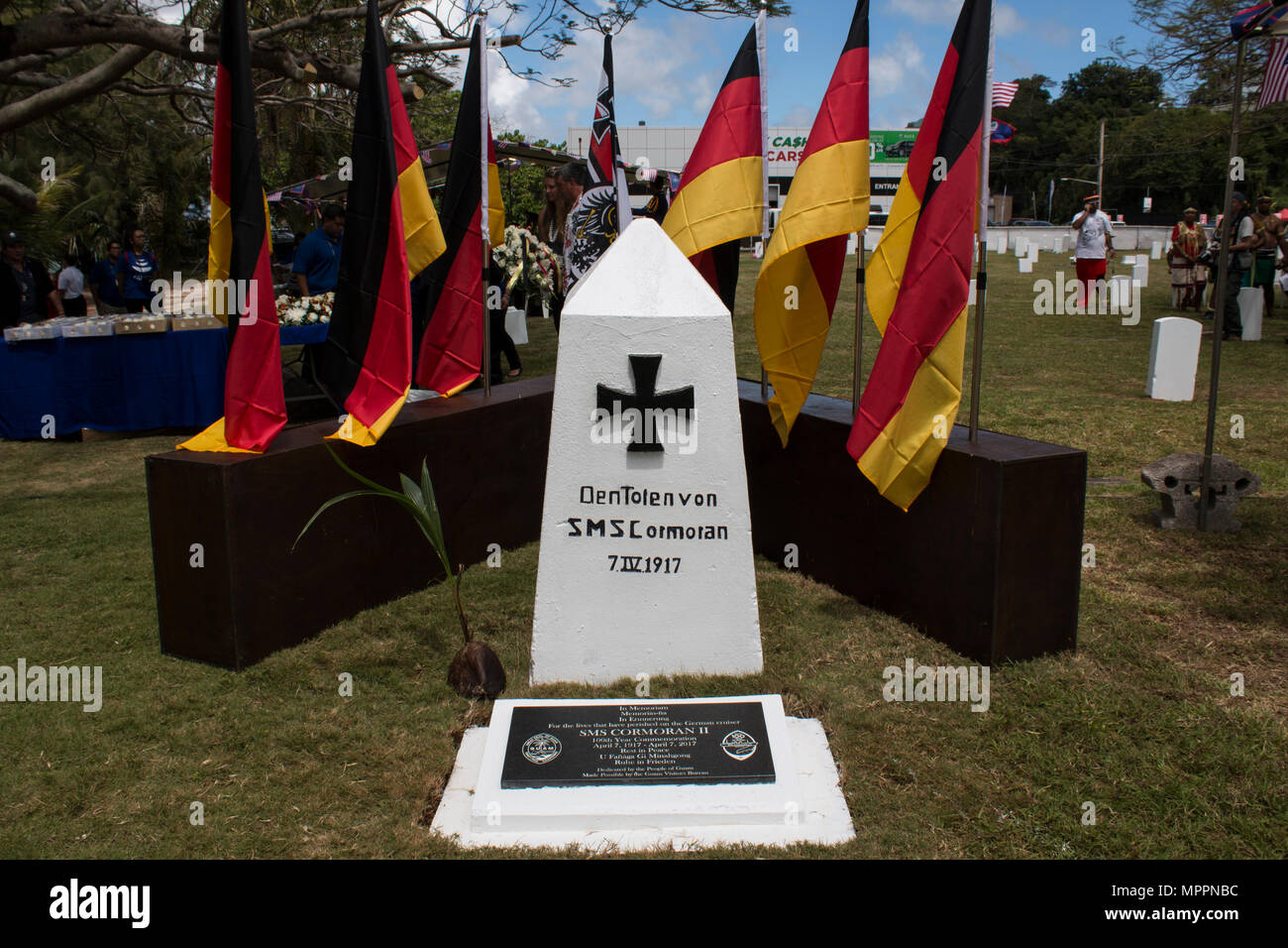 HAGÅTÑA, Guam (April 7, 2017) -- The memorial at the U.S. Naval ...