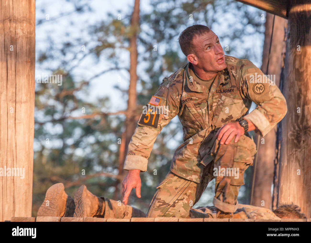 U.S. Army Rangers Sgt. 1st Class Jesse Vork and Sgt. 1st Class Sean ...