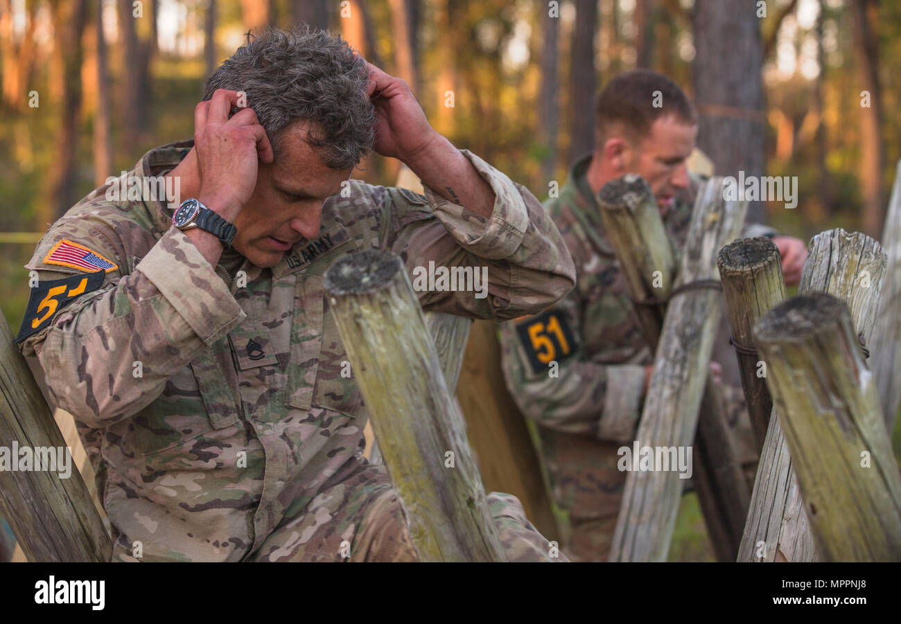 U.S. Army Rangers Sgt. 1st Class Jesse Vork and Sgt. 1st Class Sean ...