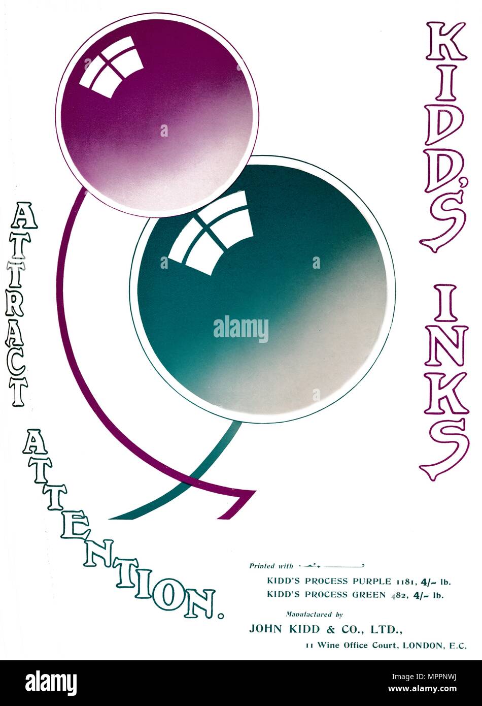 Ink advert hi-res stock photography and images - Alamy