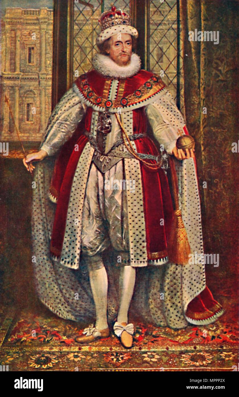 'James I. (Hampton Court Palace)', c1620, (1903). Artist: Paulus van ...