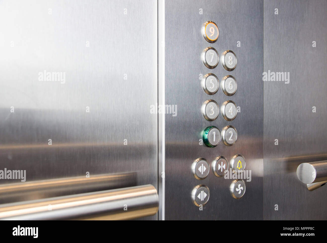 Inside elevator hi-res stock photography and images - Alamy