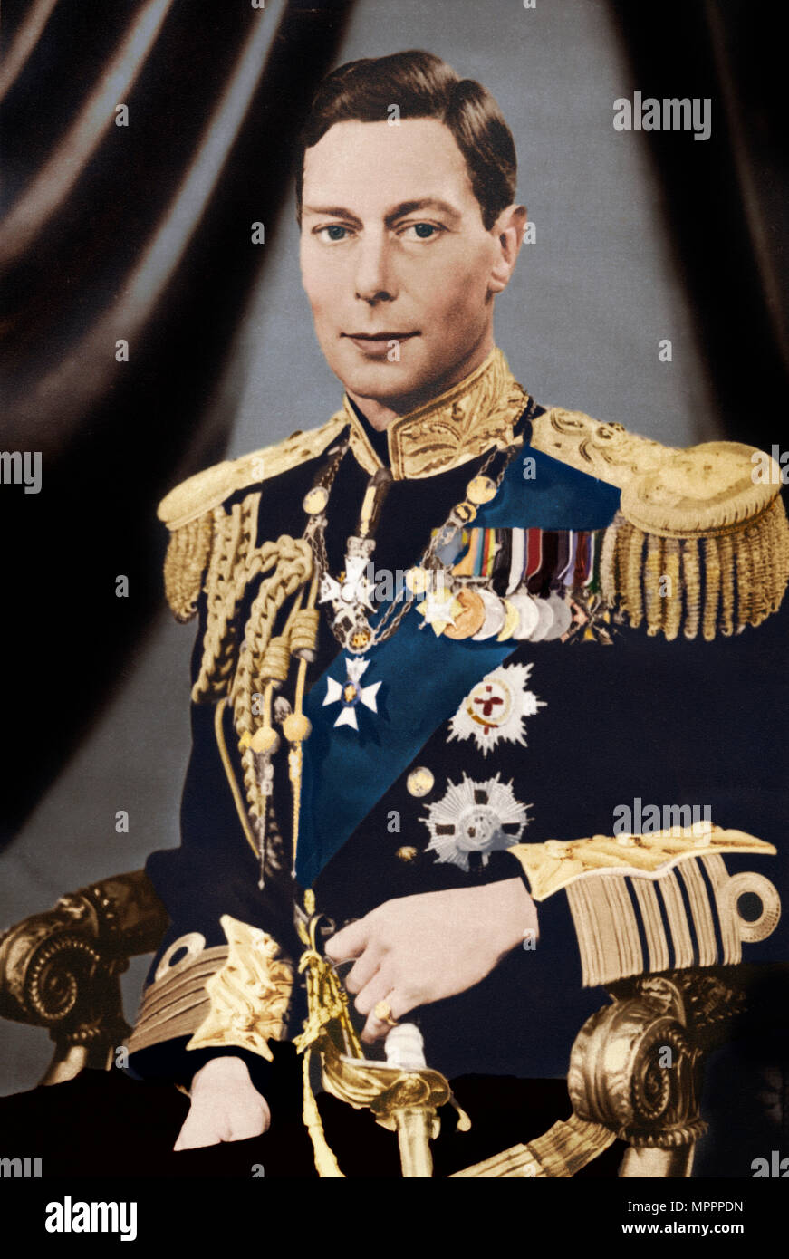 King george vi hi-res stock photography and images - Alamy