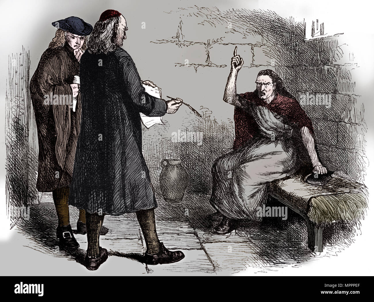 Salem witch trials engraving hi-res stock photography and images - Alamy