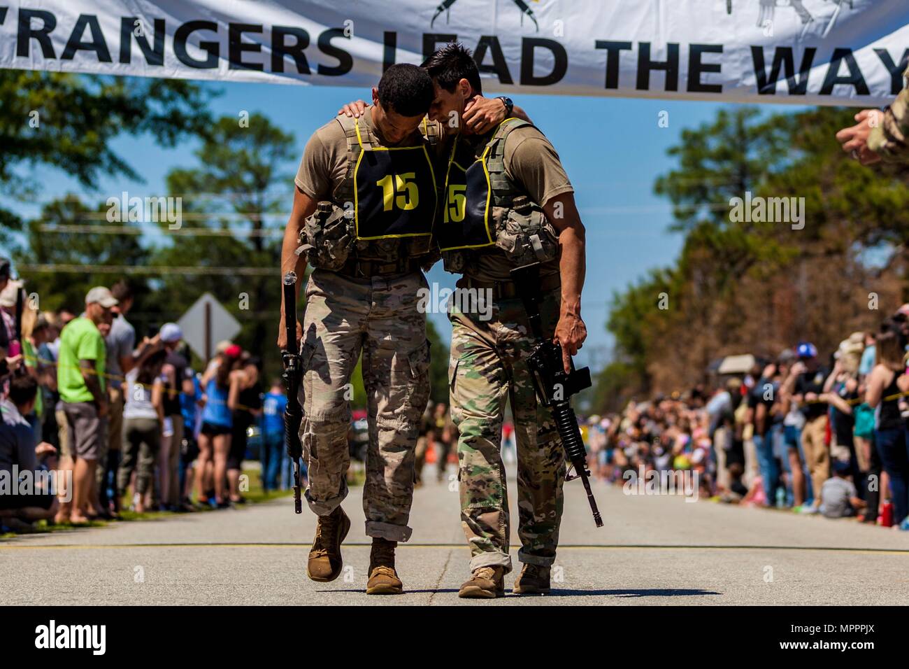 U.S. Army Rangers Master Sgt. Chad Stockpile and Staff Sgt. Carlos ...