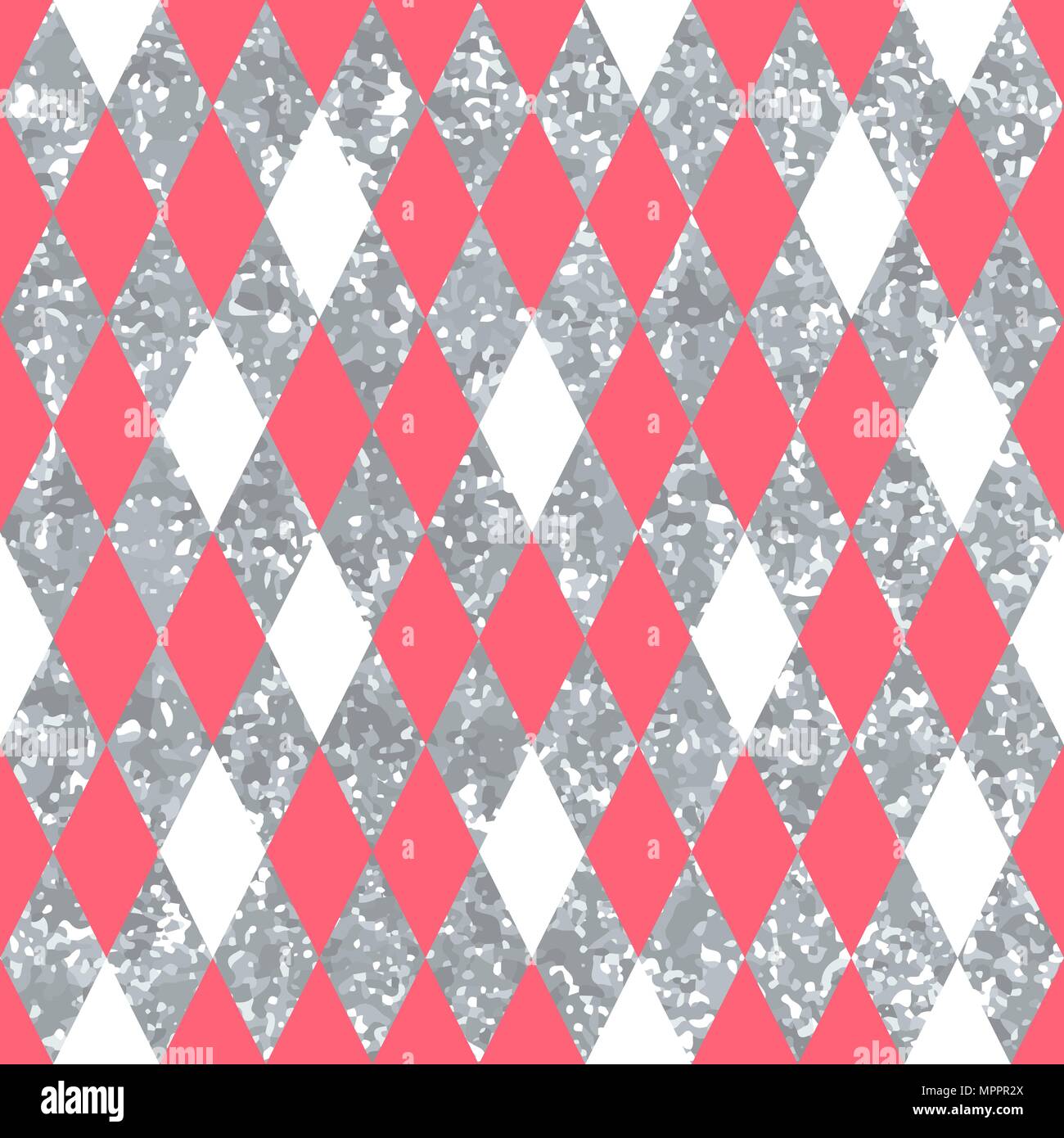 Abstract pink seamless pattern with rhombus Stock Vector Image & Art ...
