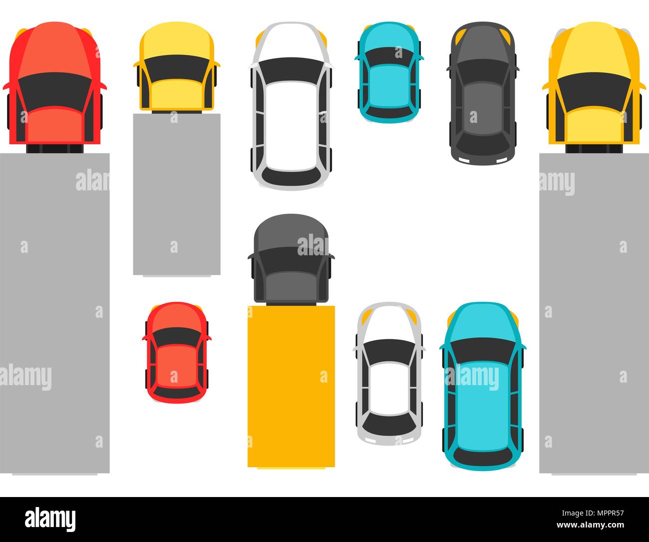 Roof top view Stock Vector Images - Alamy