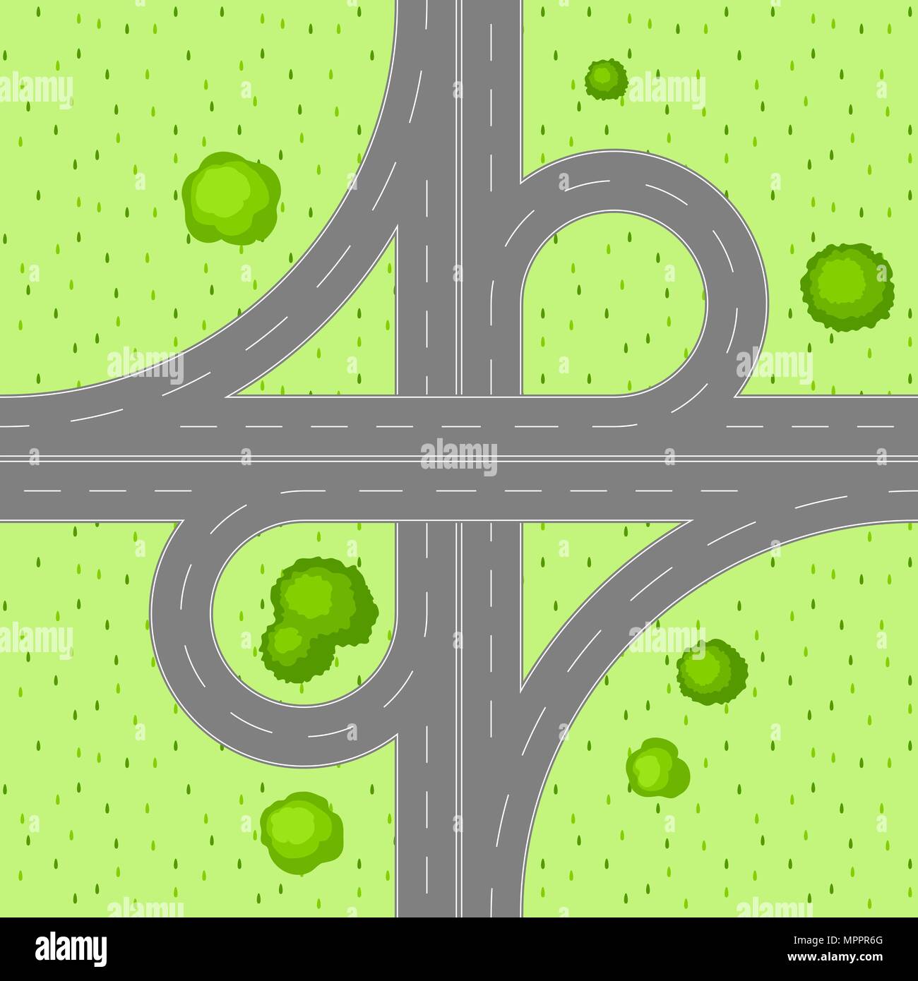 Village roadway Stock Vector Images - Alamy