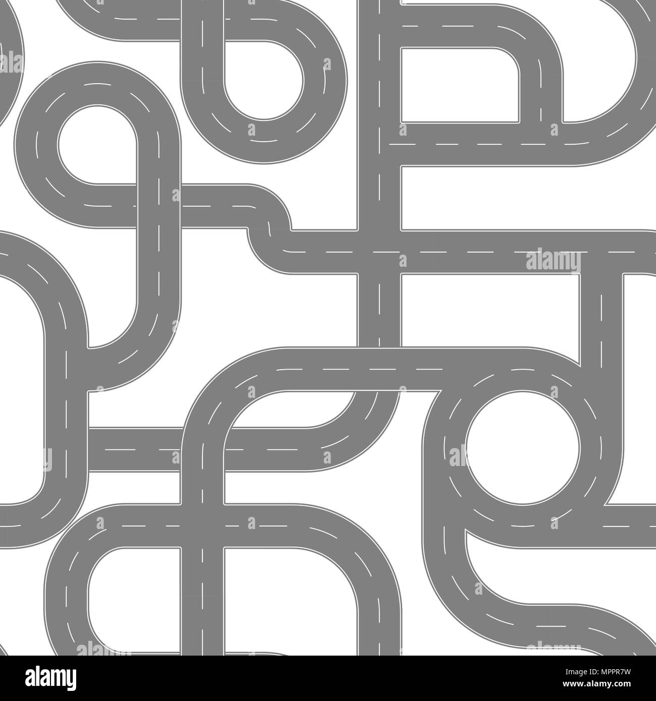 Road top view Black and White Stock Photos & Images - Alamy