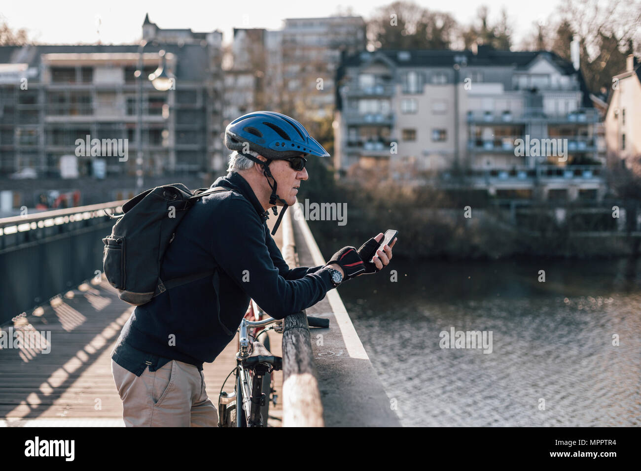 Confident old senior cyclist hi-res stock photography and images - Alamy