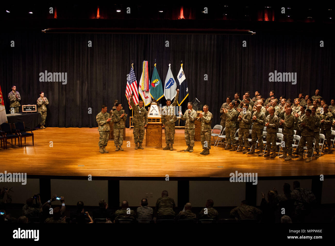 U.S. Army Msg. Josh Horsager and Capt. Micheal Rose, assigned to the ...