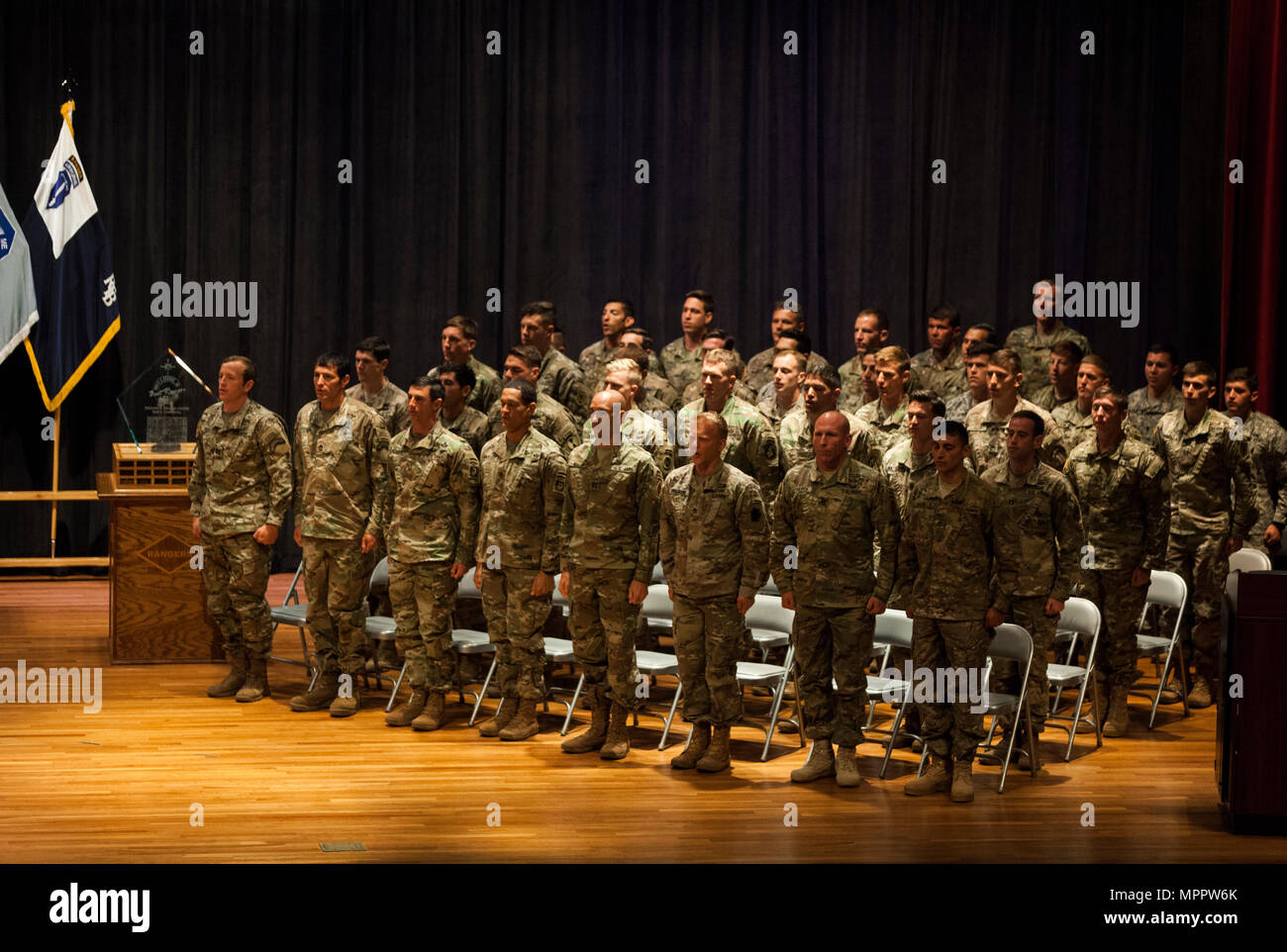 U.S. Army Rangers recite The Ranger Creed during the Best Ranger ...
