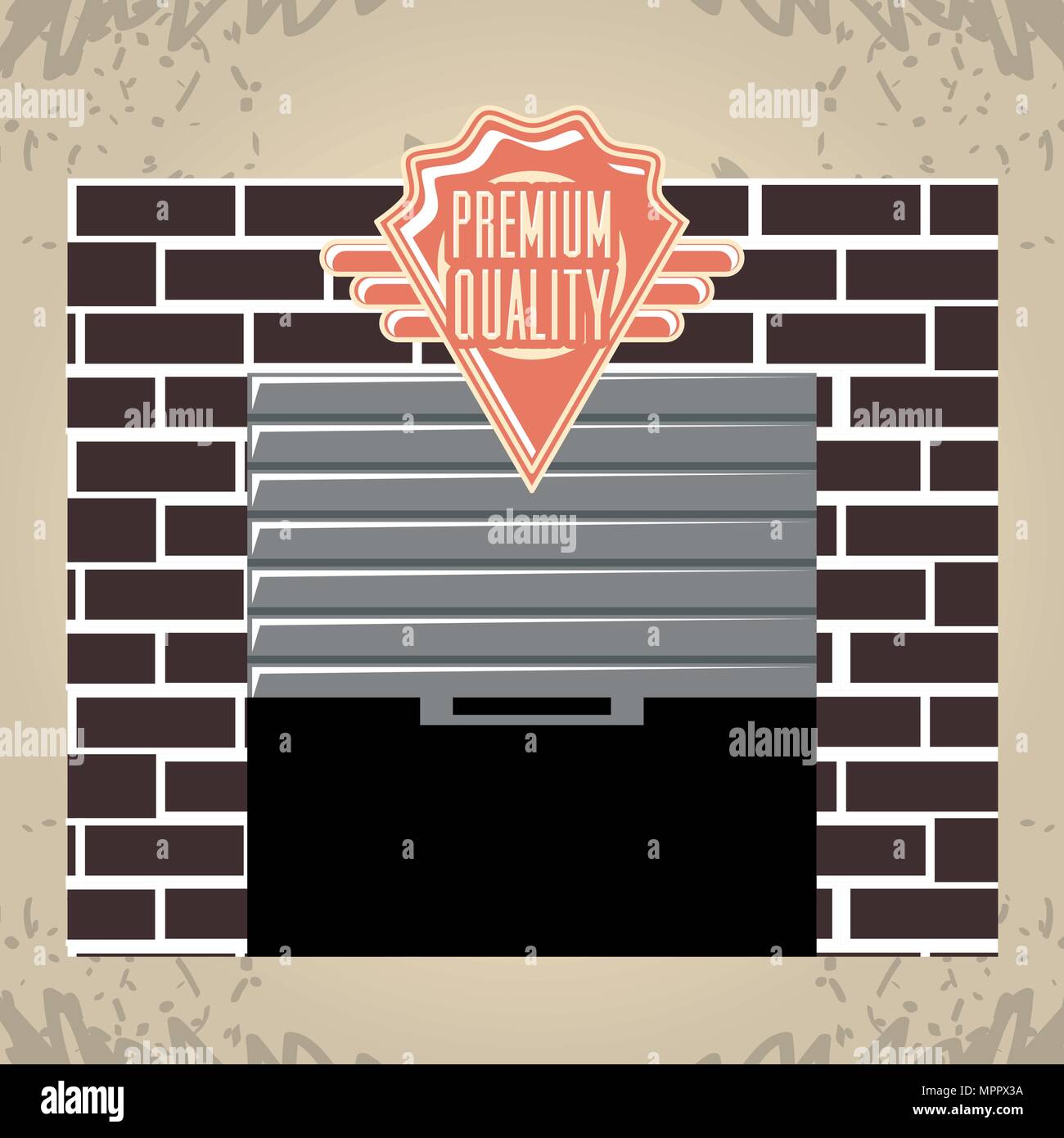 retro store building front vector illustration design Stock Vector ...