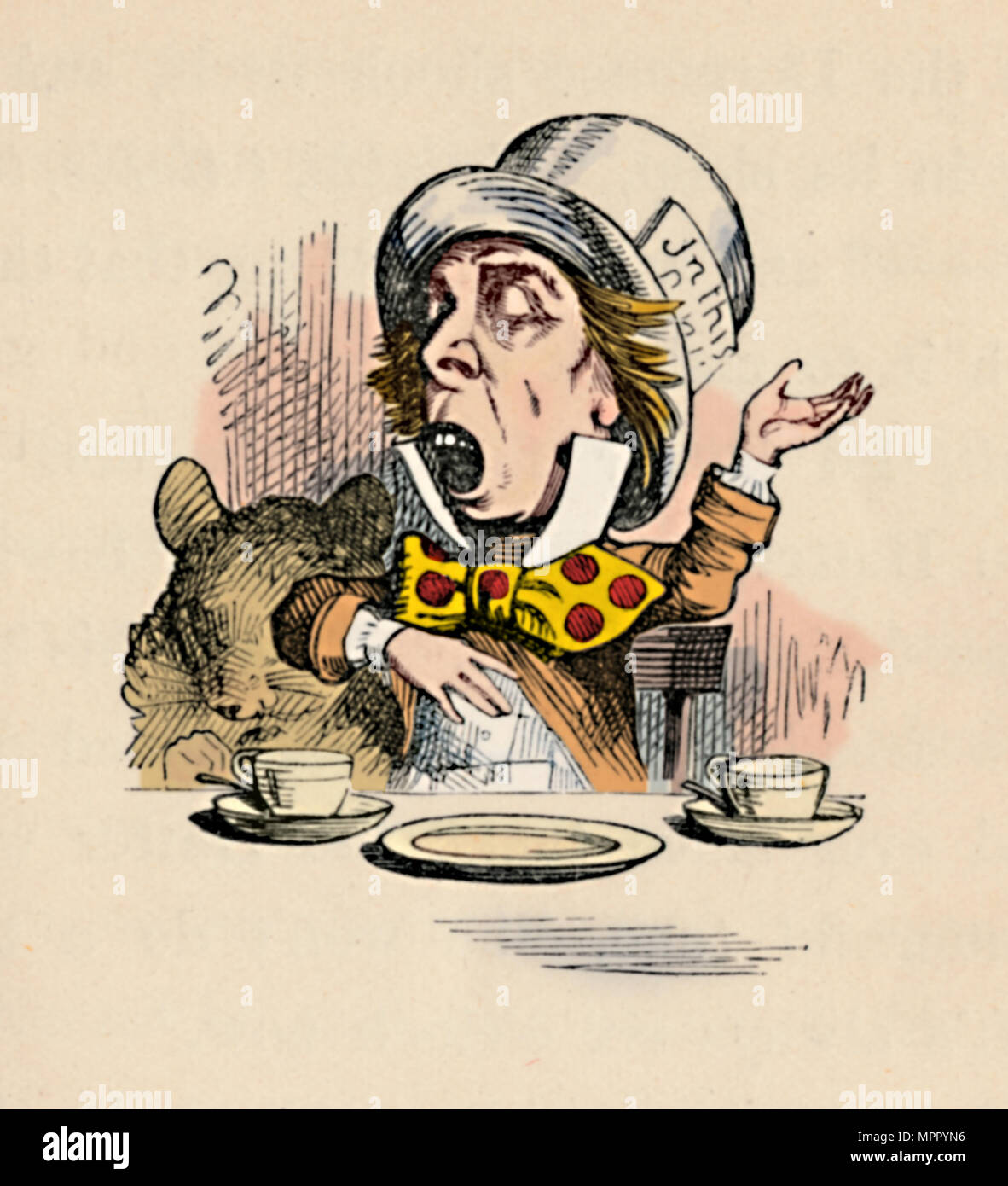 'The Mad Hatter', 1889. Artist: John Tenniel Stock Photo - Alamy
