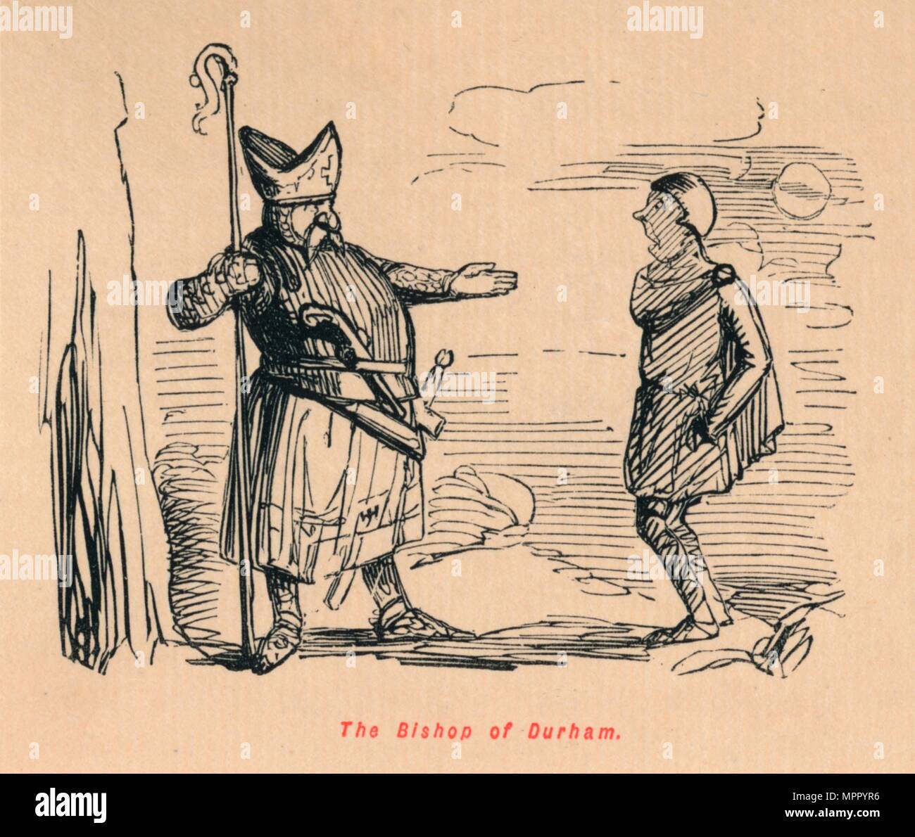 'The Bishop of Durham', c1860, (c1860). Artist: John Leech Stock Photo ...