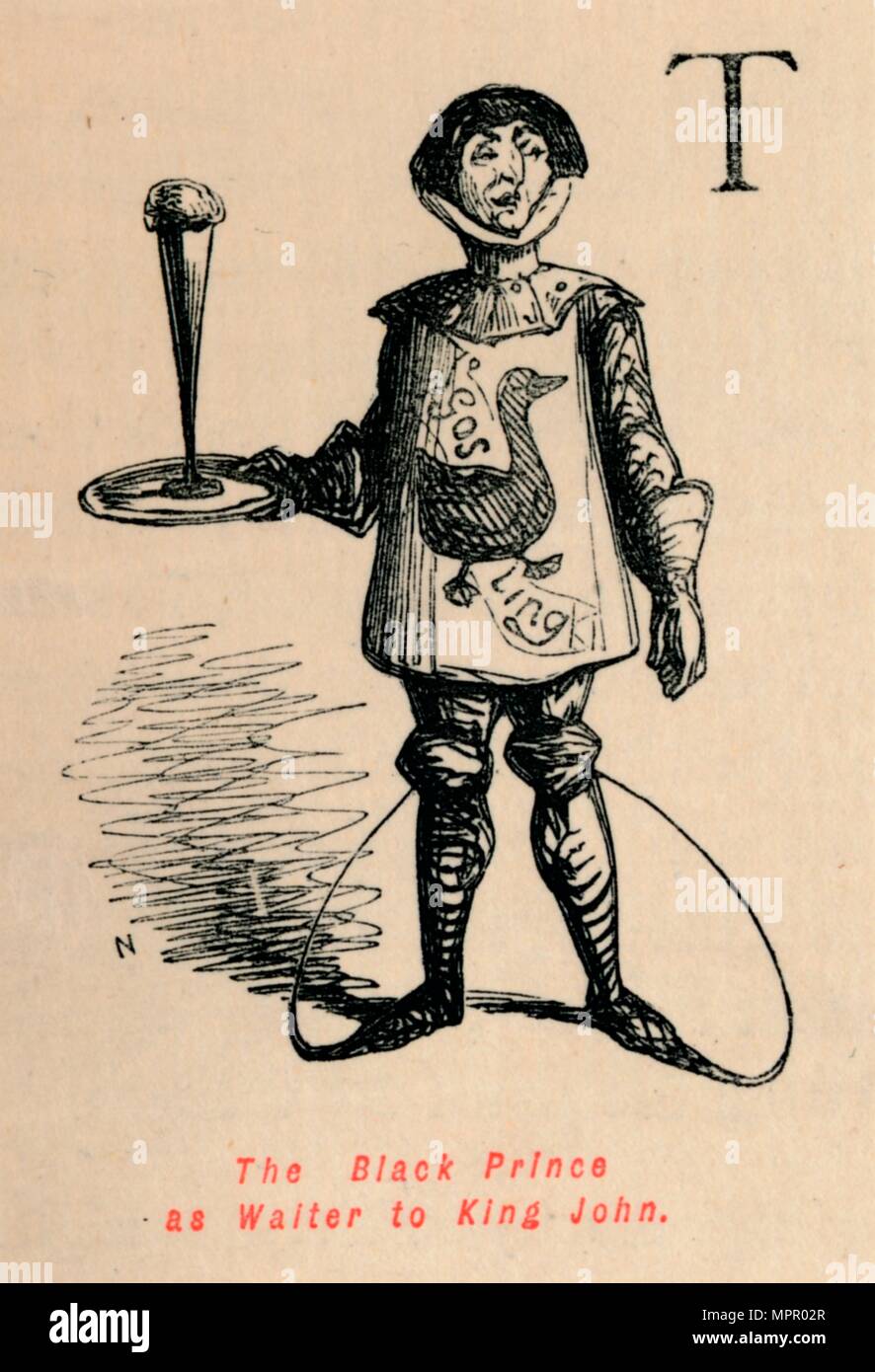 'The Black Prince as Waiter to King John', c1860, (c1860). Artist: John ...