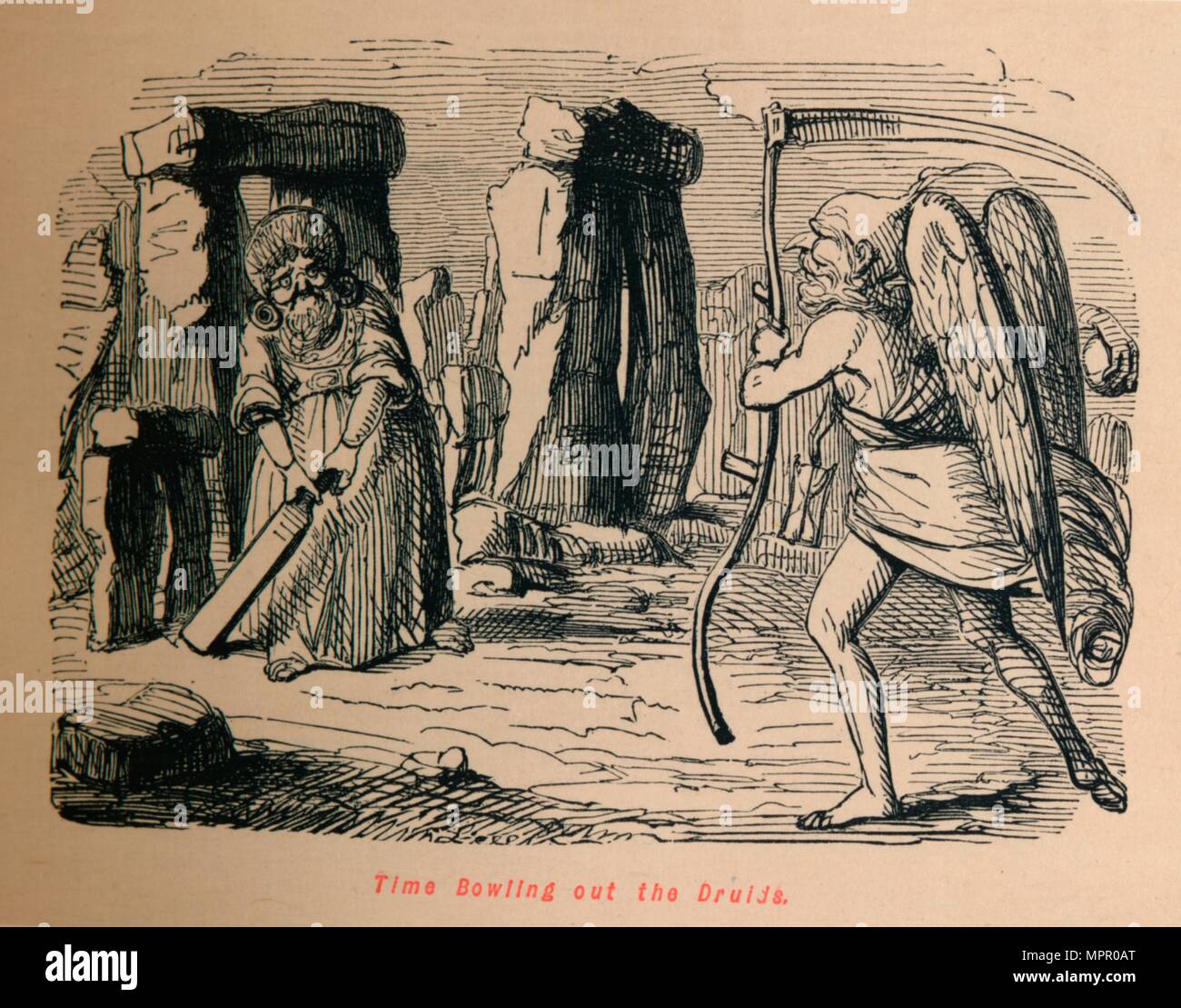 Druid engraving hi-res stock photography and images - Alamy