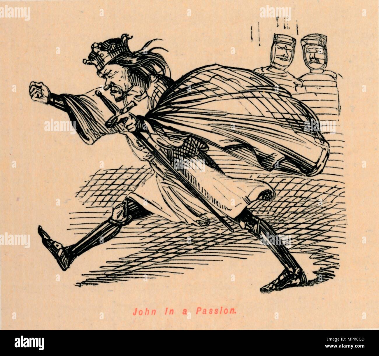 'John in a Passion', c1860, (c1860). Artist: John Leech Stock Photo - Alamy