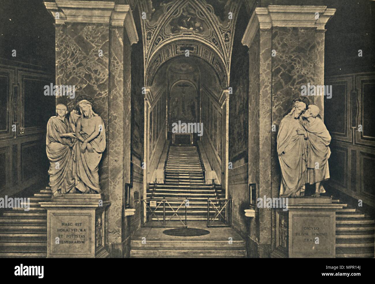 'Roma - Holy steps with the 28 marble Steps from the House of Pilate ...