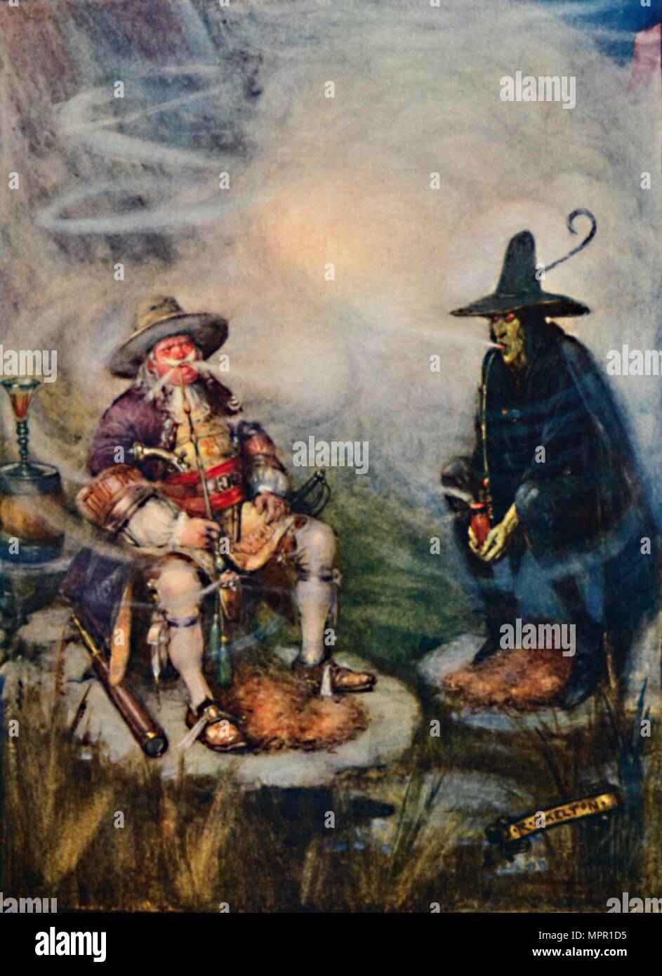 'How Table Mountain got its Cloud', 1909. Artist: Joseph Ratcliffe ...