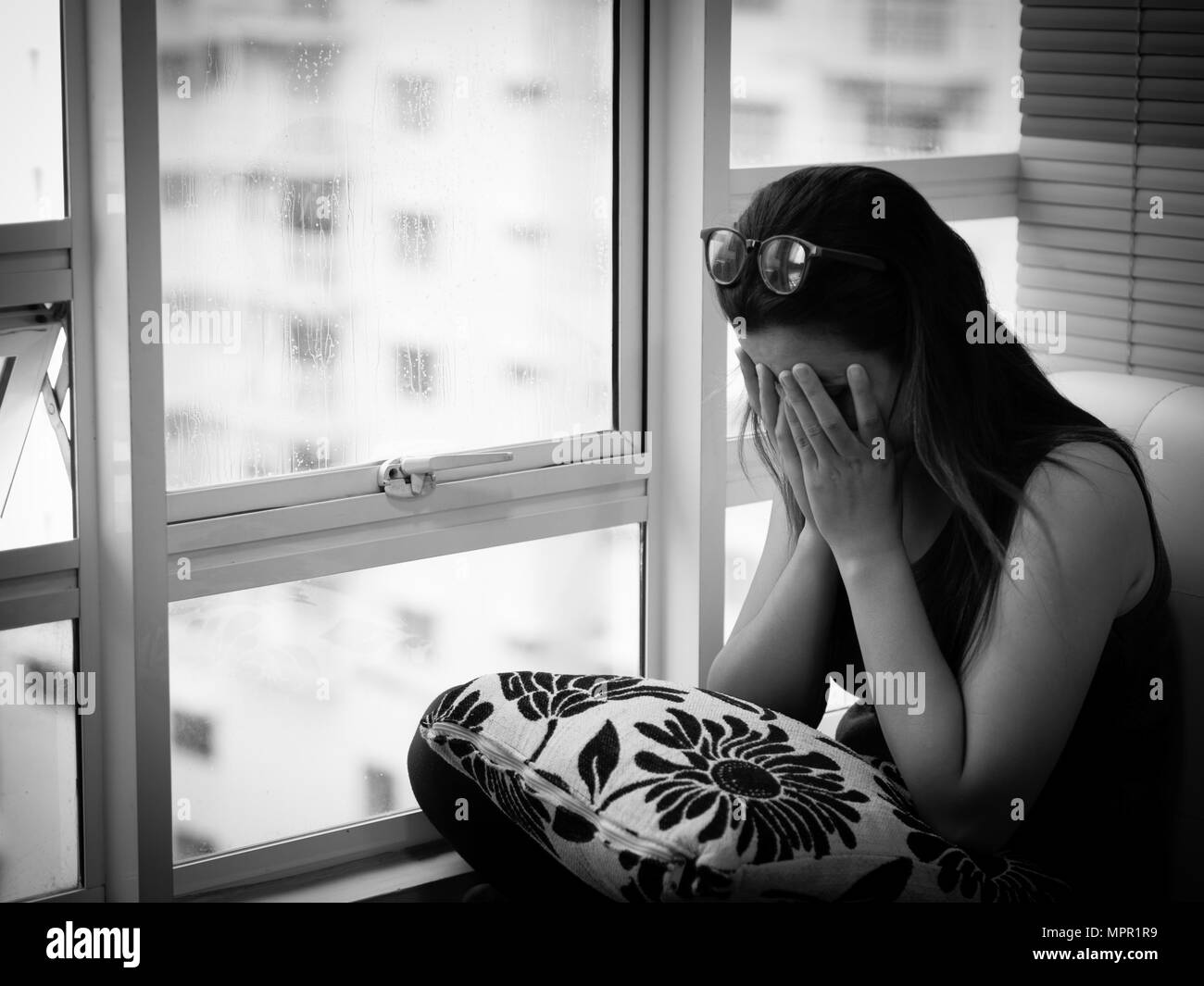 Depressed Woman Face