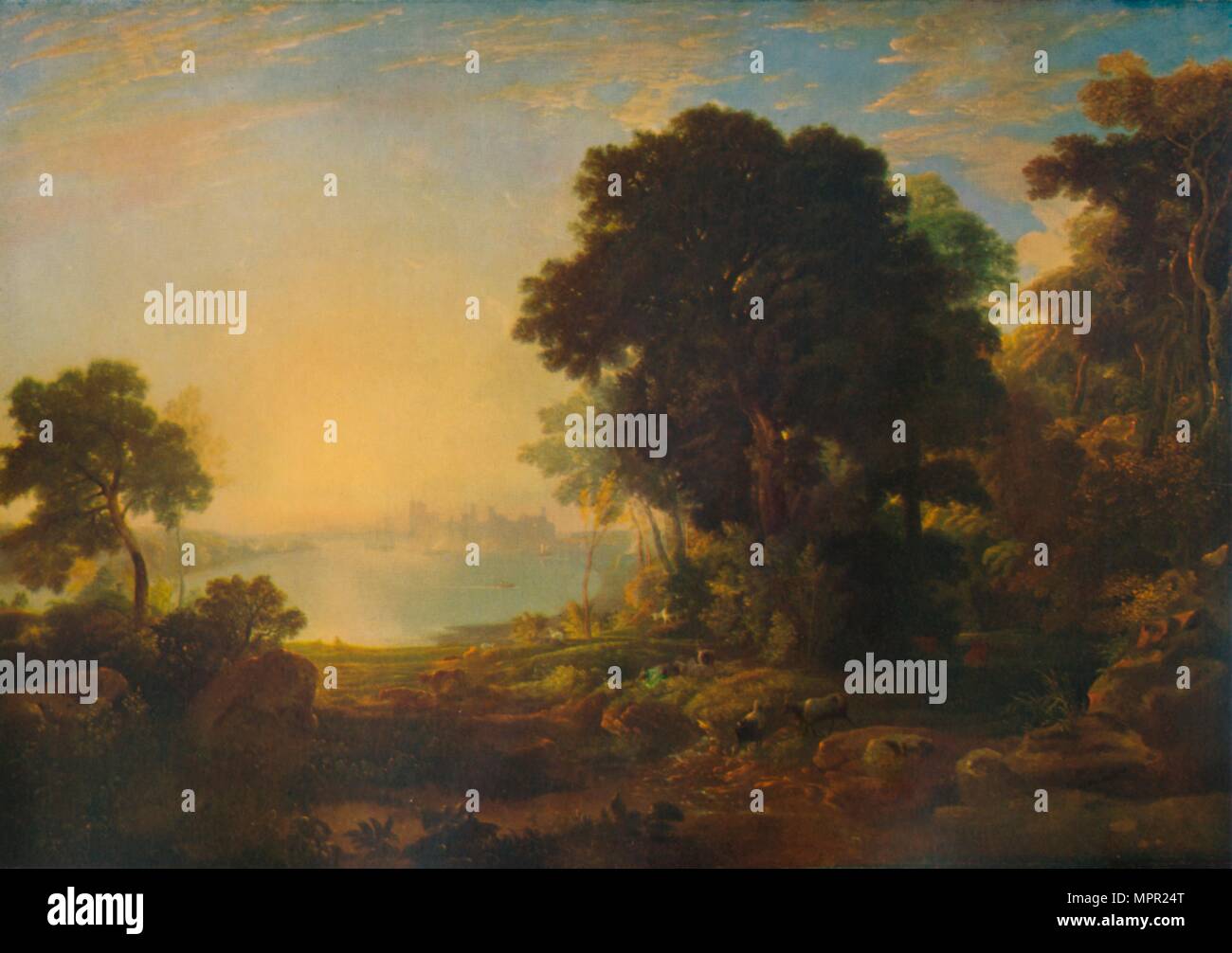 'Carnarvon Castle', c1815-1819, (1935). Artist: Anthony Vandyke Copley ...