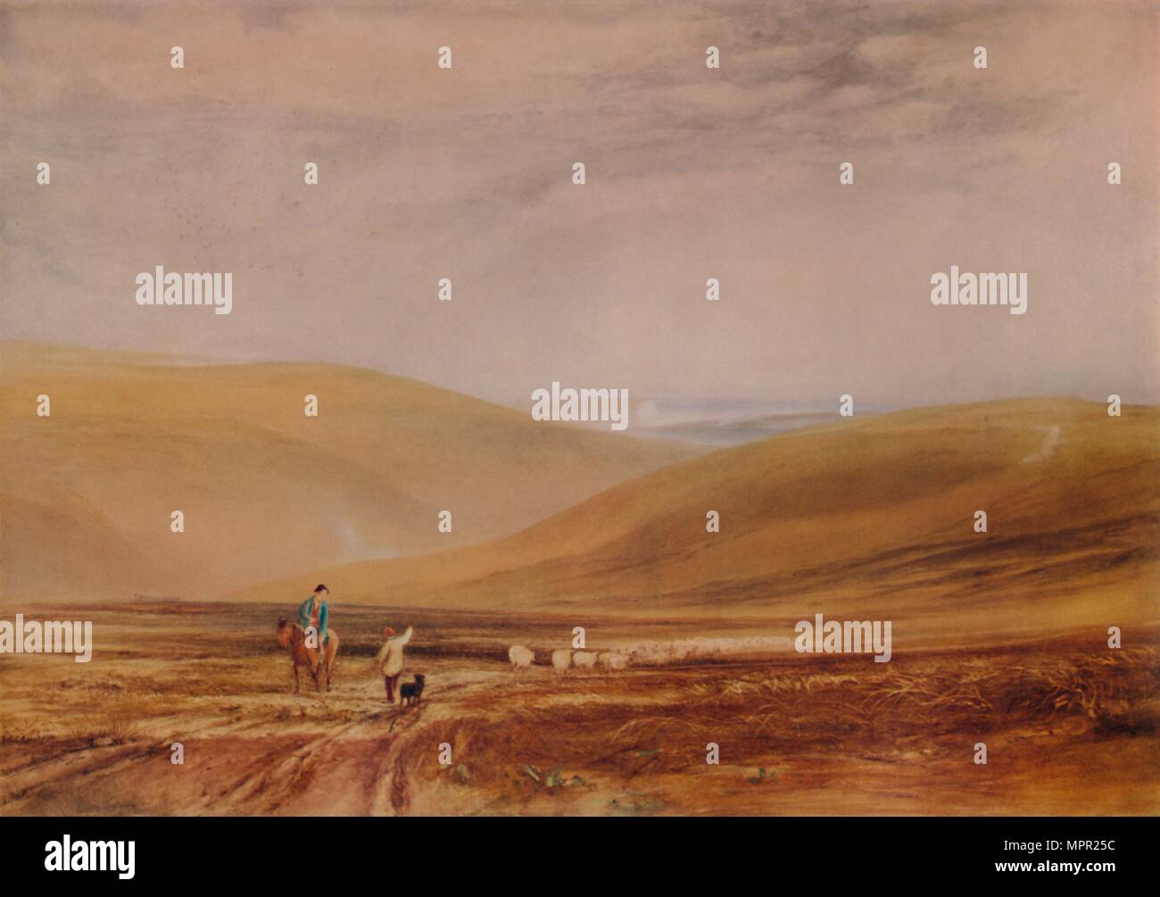 'The Downs near Beachy Head', 1844, (1935). Artist: Anthony Vandyke ...