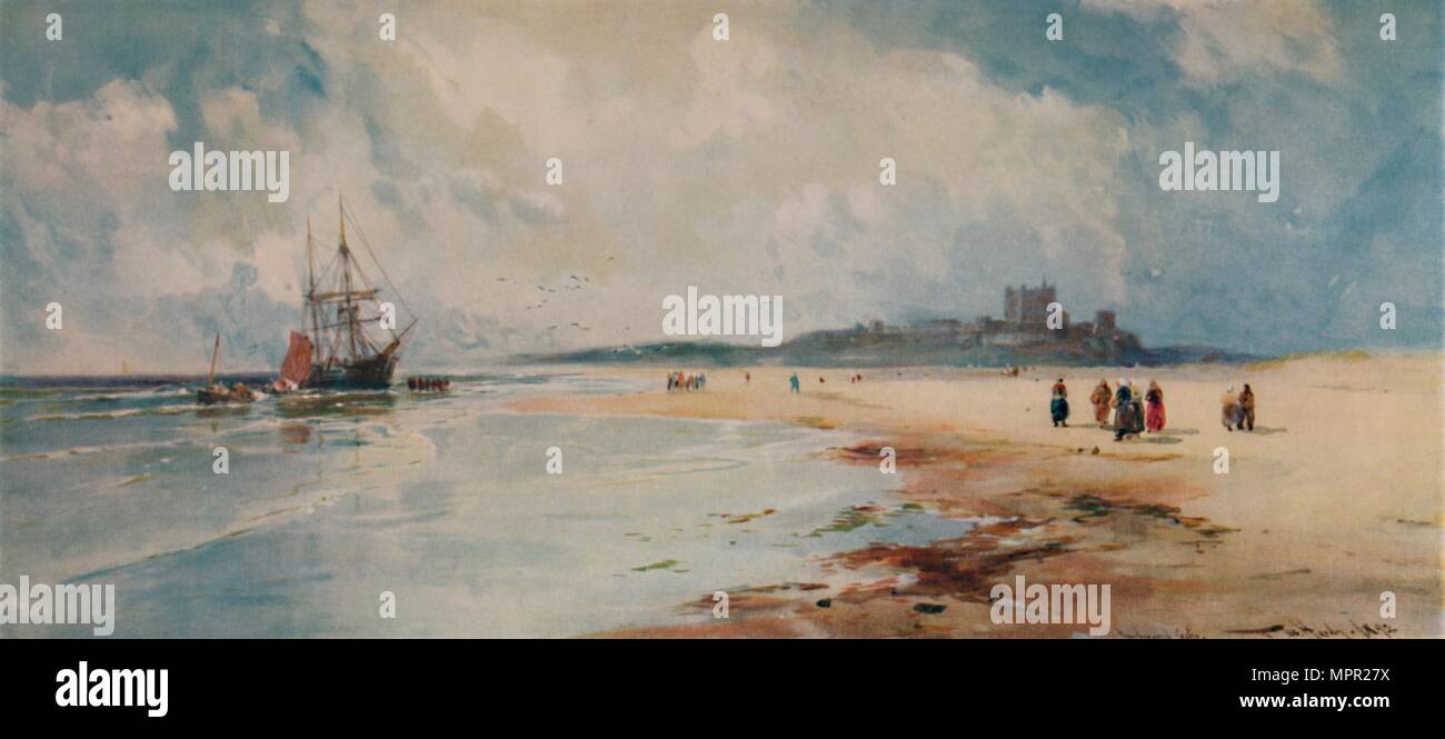 'Bamborough Castle', 1892, (1935). Artist: Thomas Bush Hardy Stock ...
