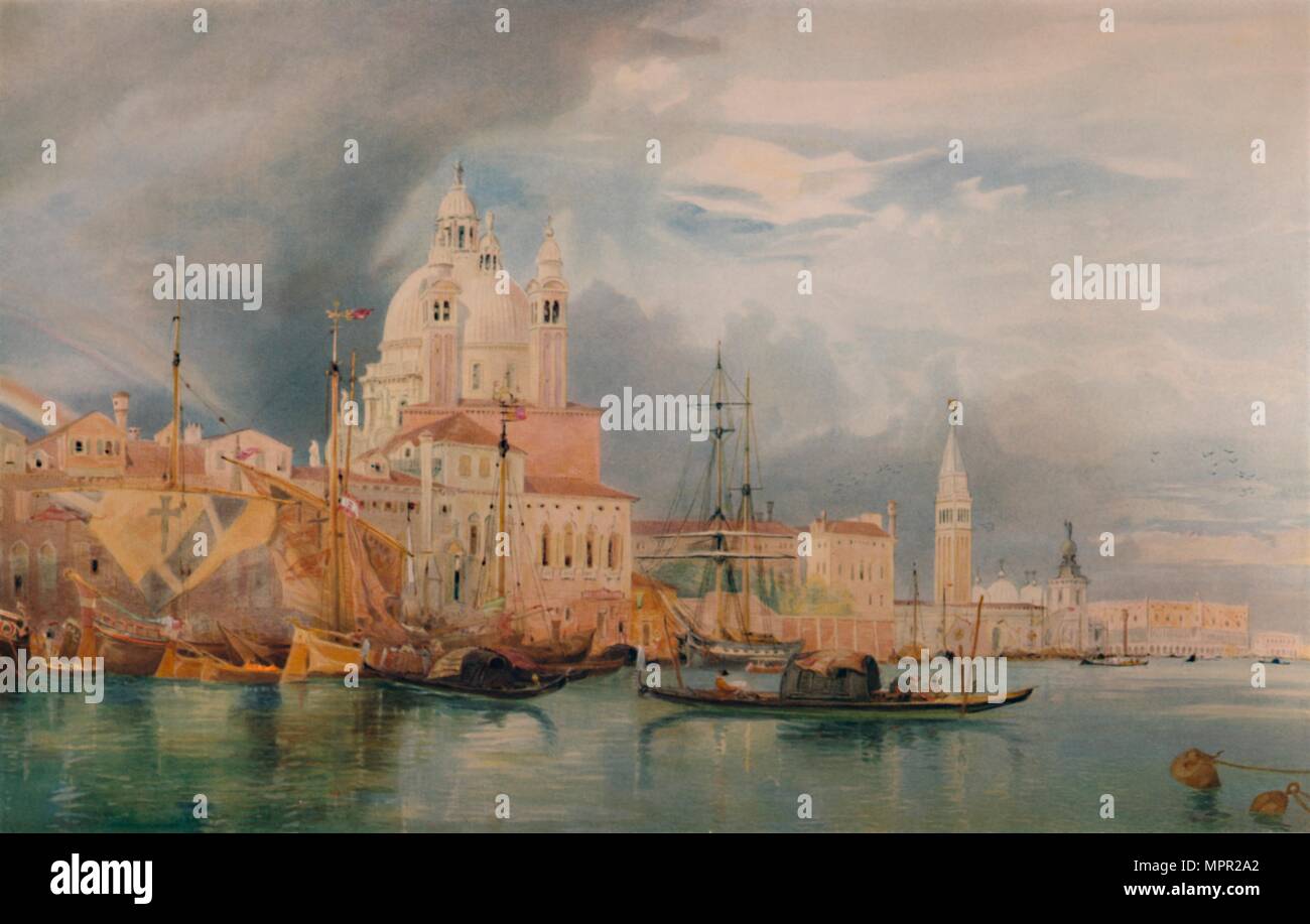 'Venice', c1850, (1935). Artist: James Holland Stock Photo - Alamy