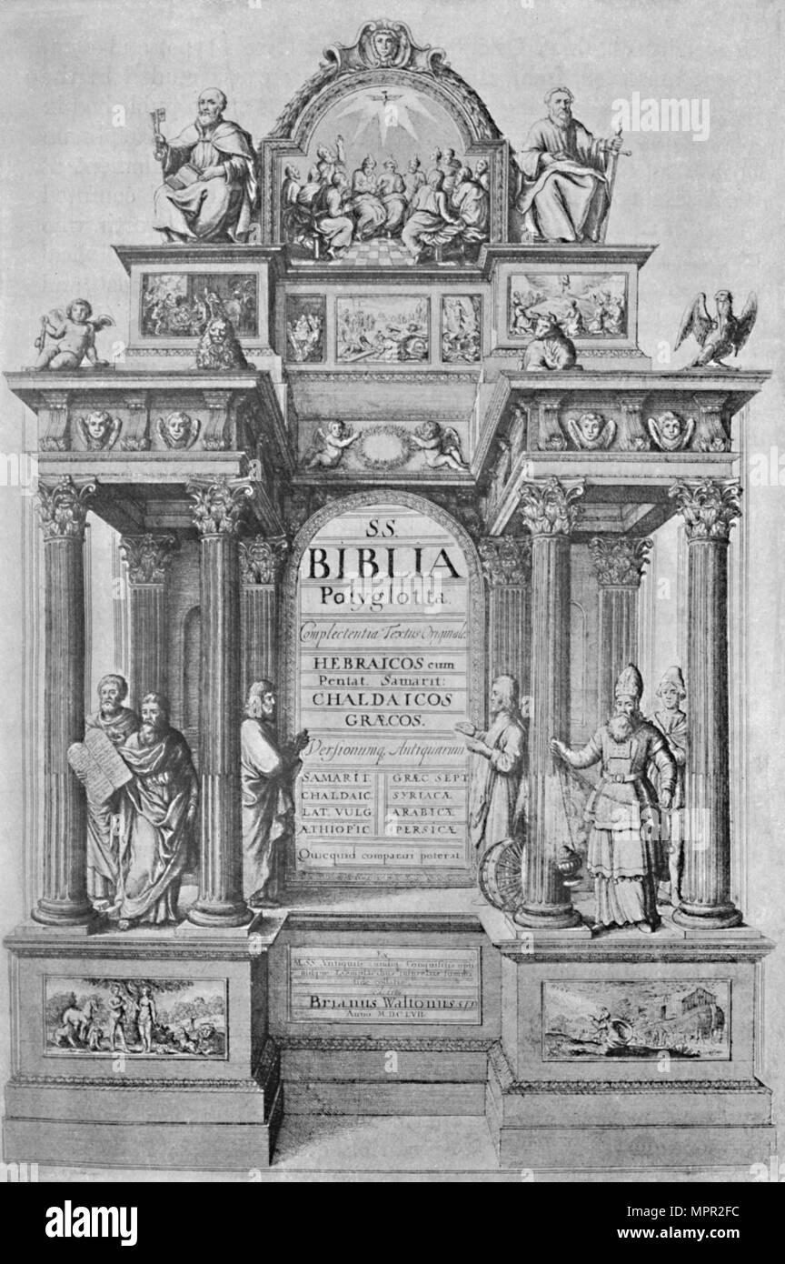 Polyglot bible Black and White Stock Photos & Images - Alamy