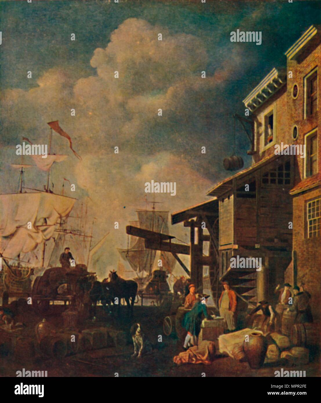 'The Old East India Wharf, London Bridge', c1700-1740, (1904). Artist ...