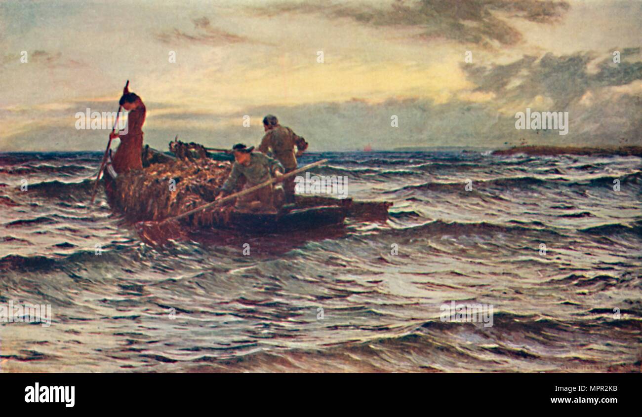 'Their Only Harvest', c1875, (1904). Artist: Colin Hunter Stock Photo ...