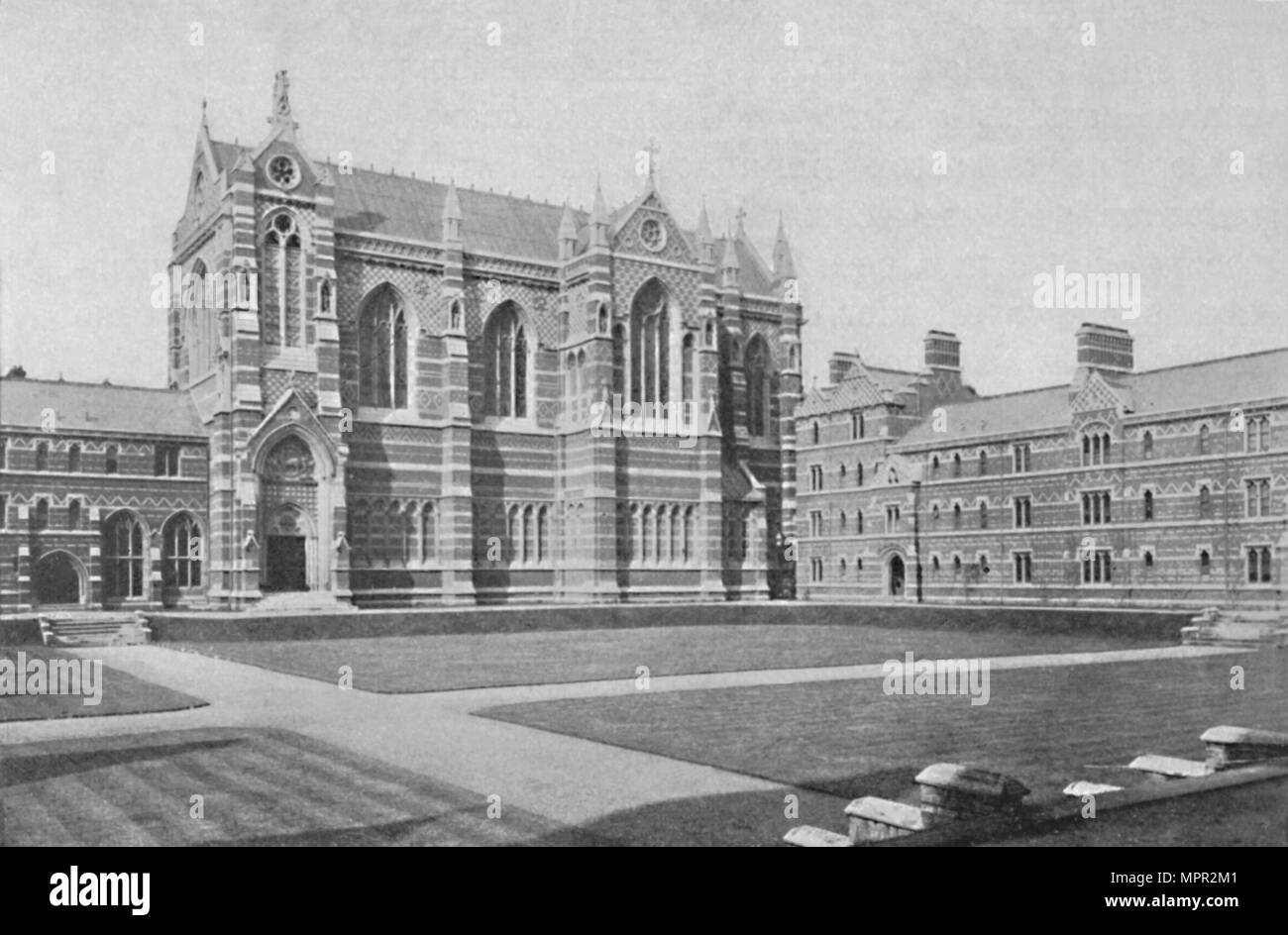 'Quadrangle, Keble College, Oxford', 1904. Artist: Unknown Stock Photo ...